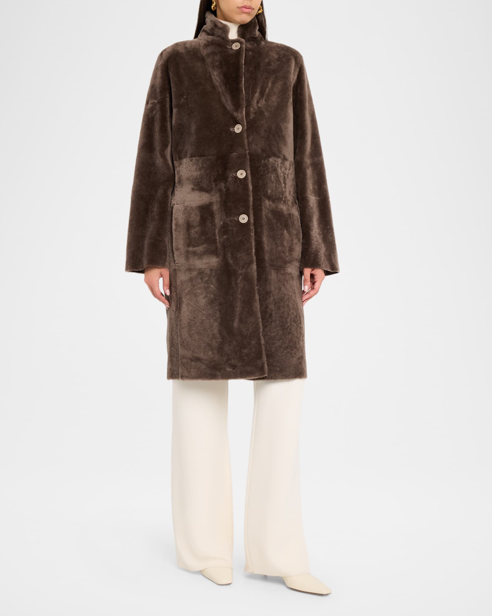 Joseph Britanny Reversible Shearling Coat | Neiman Marcus