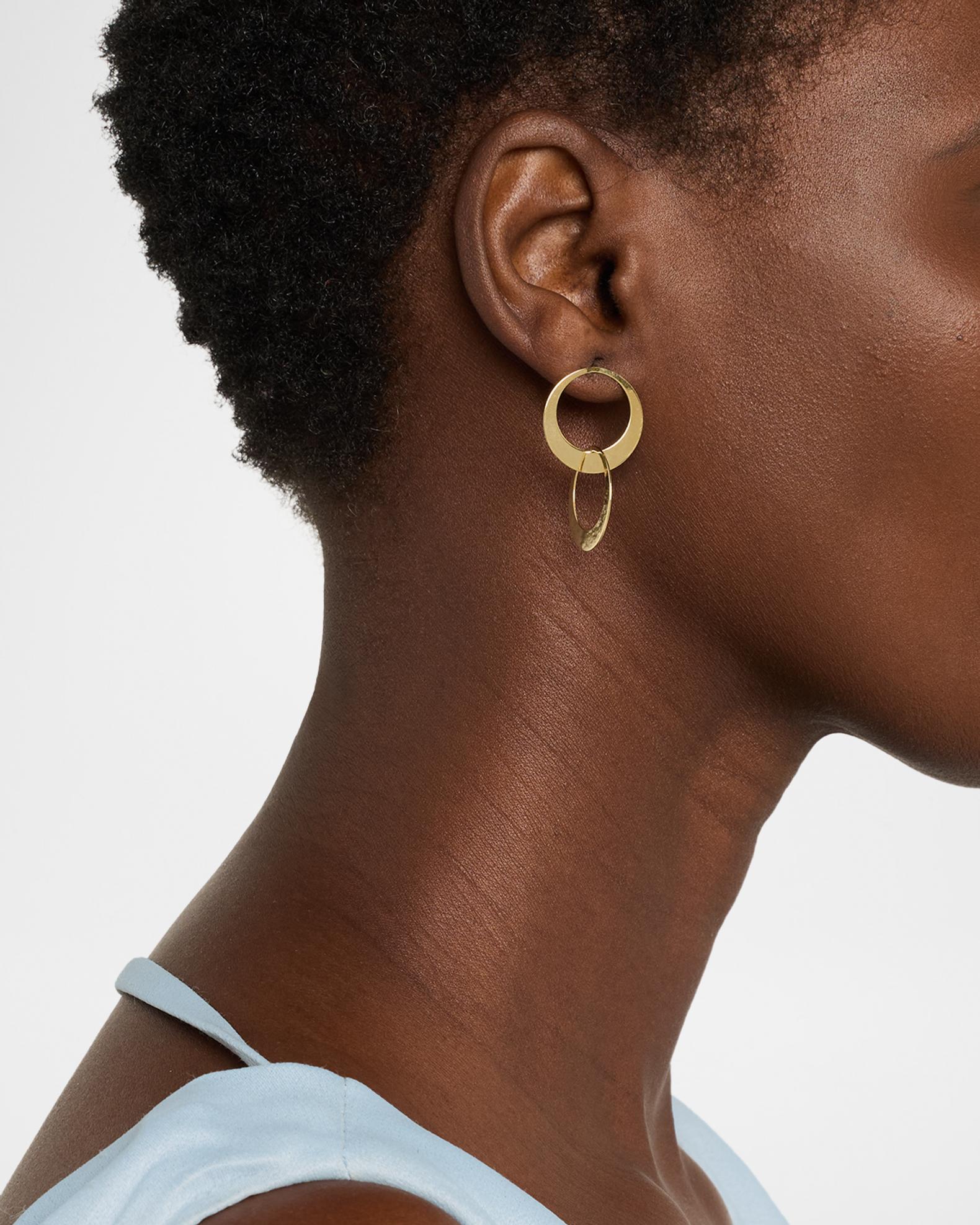 LANA Double Interlocking Circle Earrings | Neiman Marcus