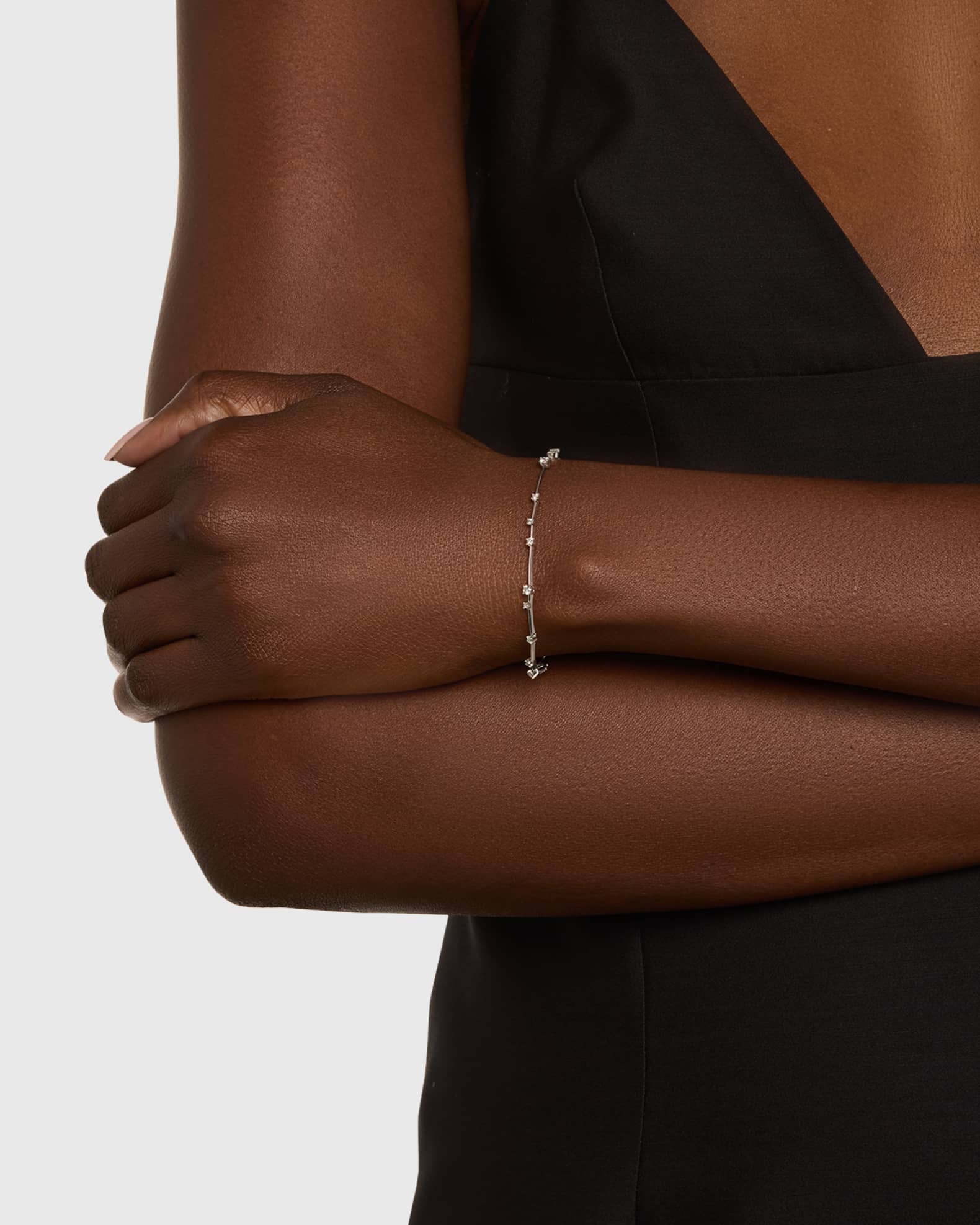 LANA Solo Diamond Moveable Bar Bracelet, 7"L | Neiman Marcus