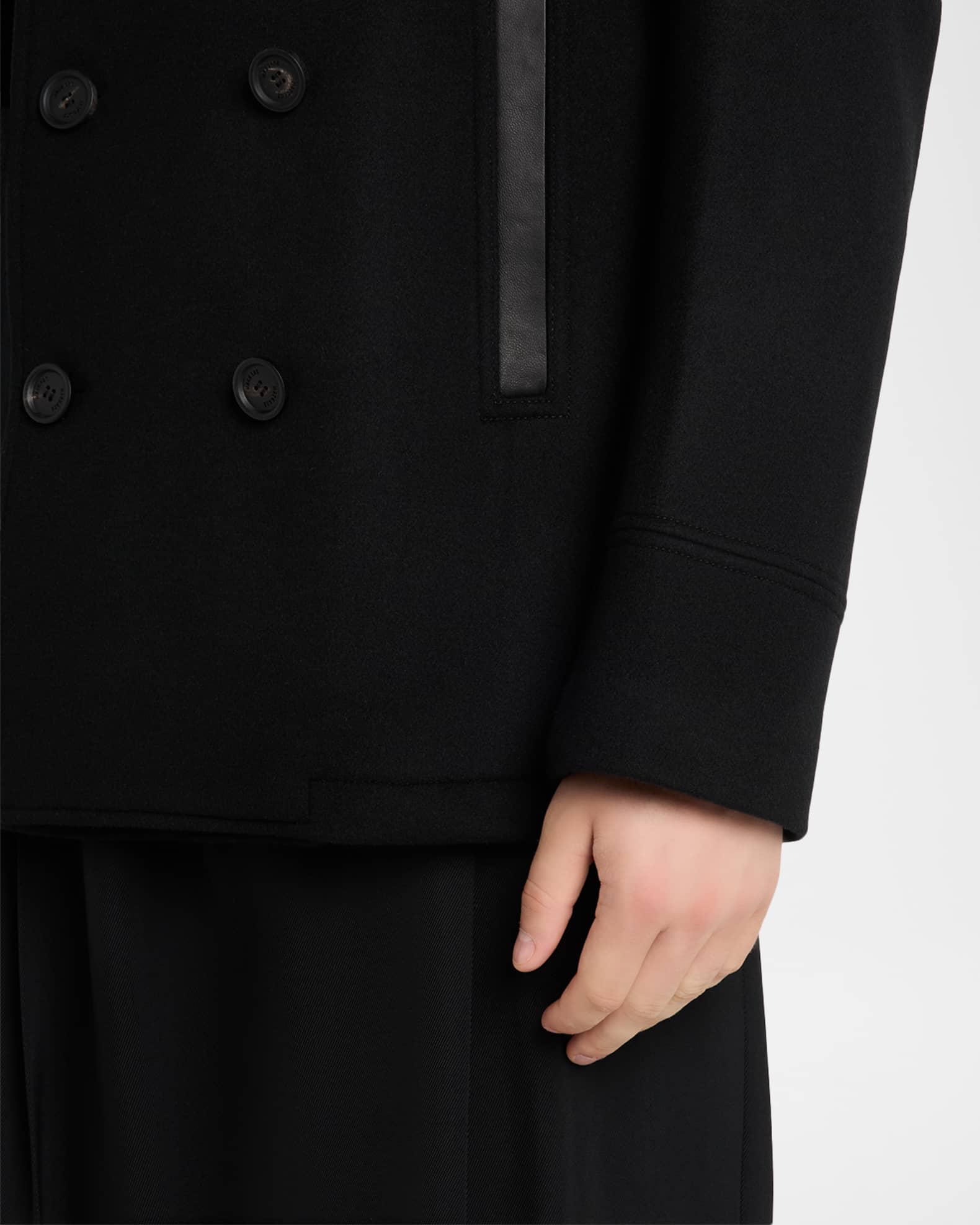 Mackage Men's Cole Wool Double Breasted Jacket | Neiman Marcus