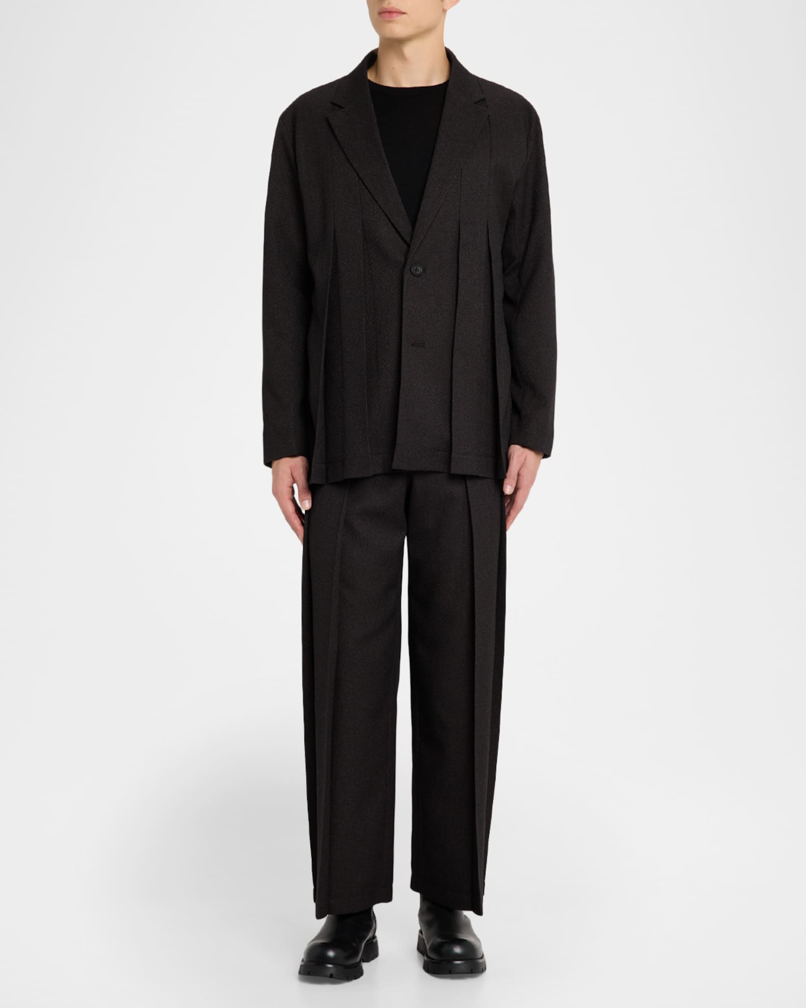 IM MEN Men's Wool Like Tweed Jacket | Neiman Marcus