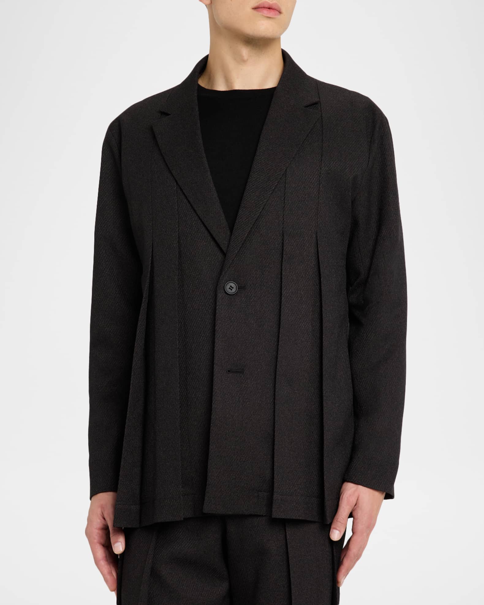 IM MEN Men's Wool Like Tweed Jacket | Neiman Marcus