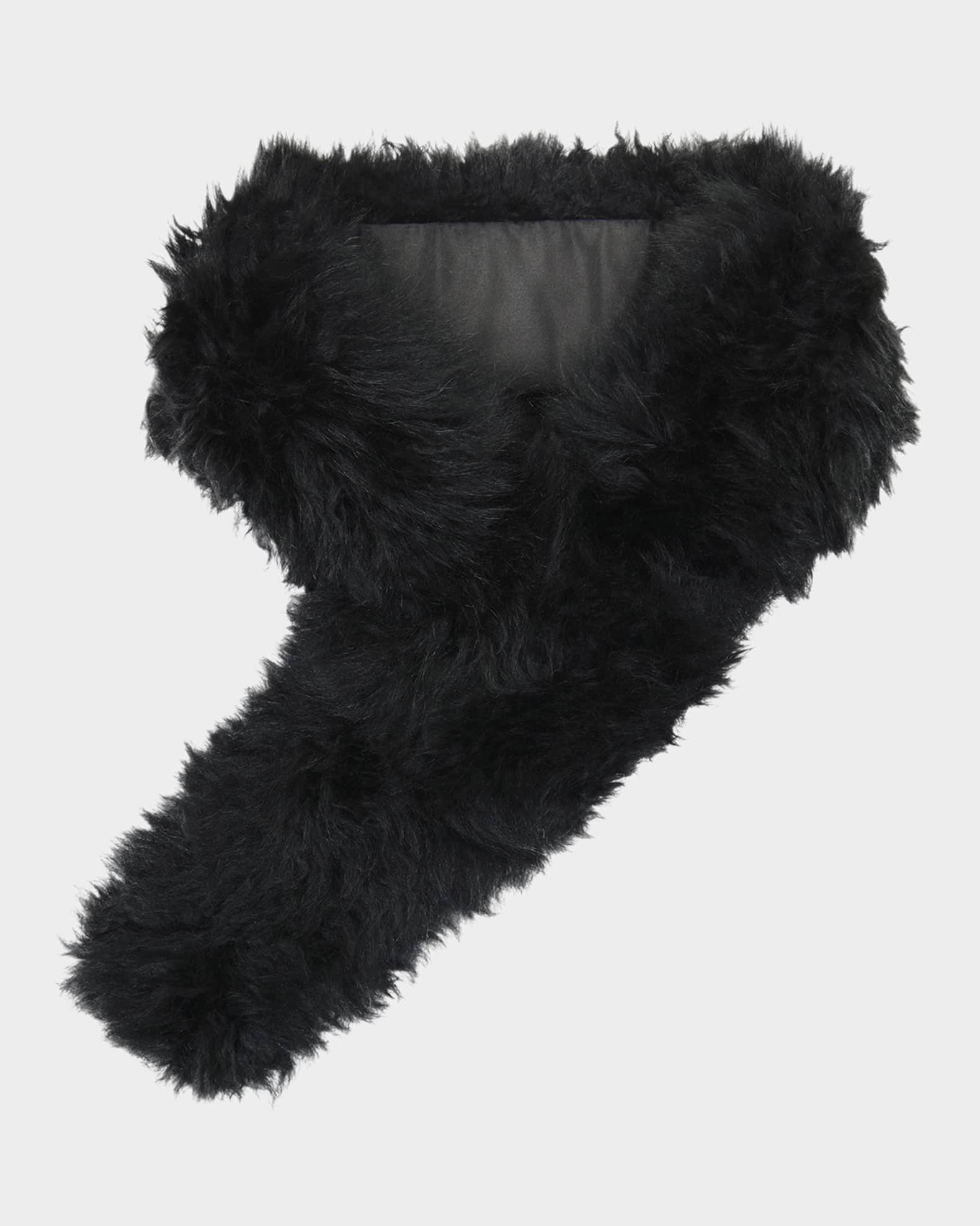Gorski Knit Select Cashmere Goat Pull-Through Scarf | Neiman Marcus
