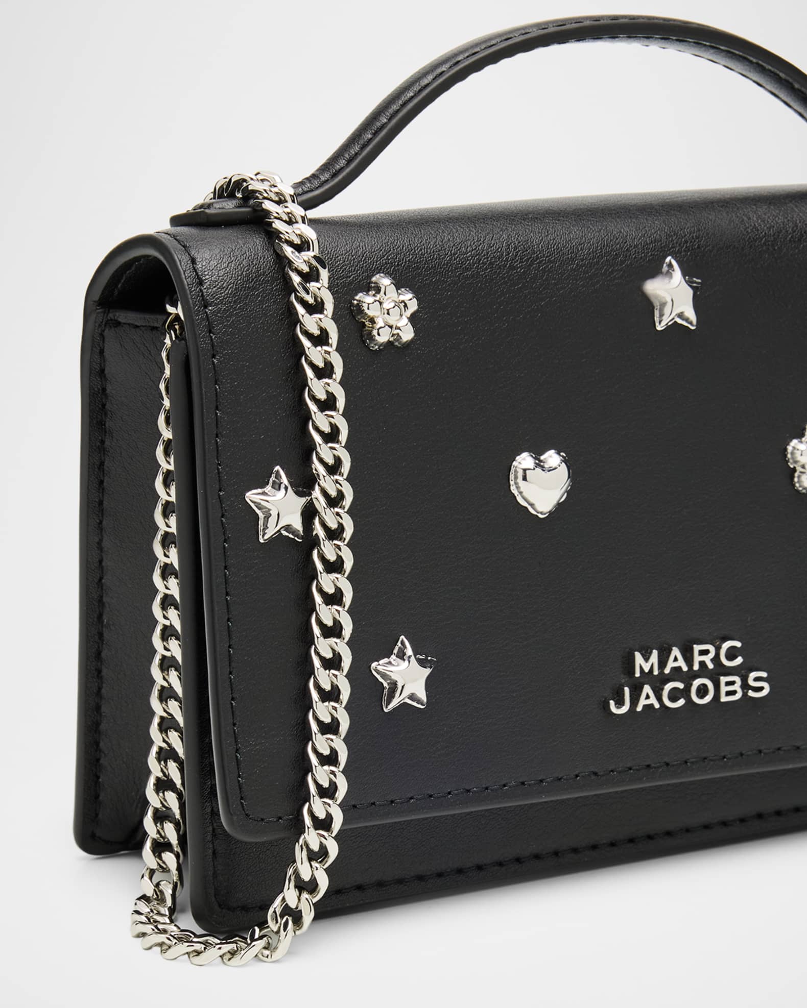 Marc Jacobs The Mini Icon Stud Glam Mirror Mini Crossbody Bag | Neiman ...