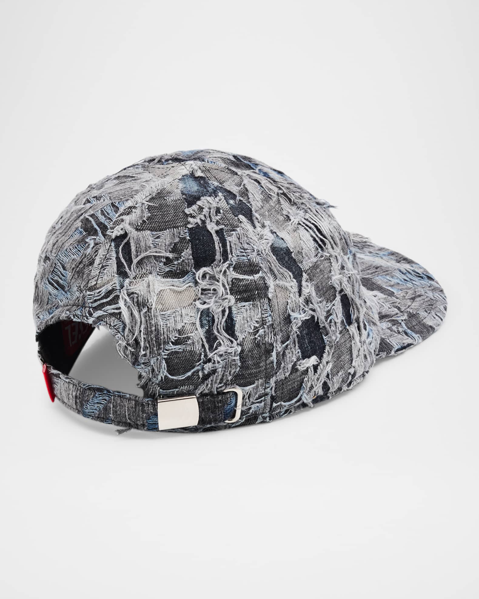 Diesel Men's C-Pied Denim Fringe Five-Panel Baseball Cap | Neiman Marcus