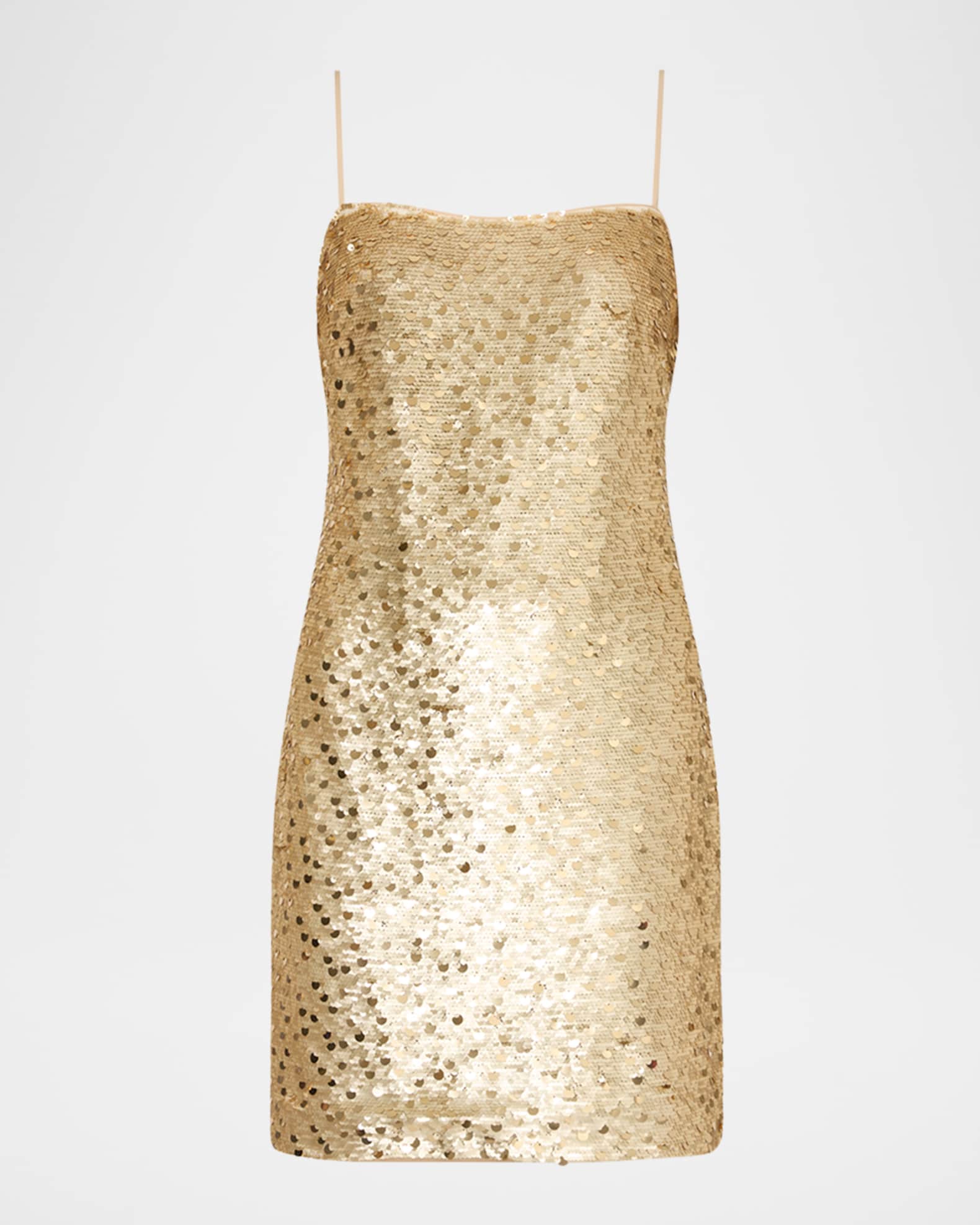 Milly Colette Dotted Sequin Mini Dress | Neiman Marcus