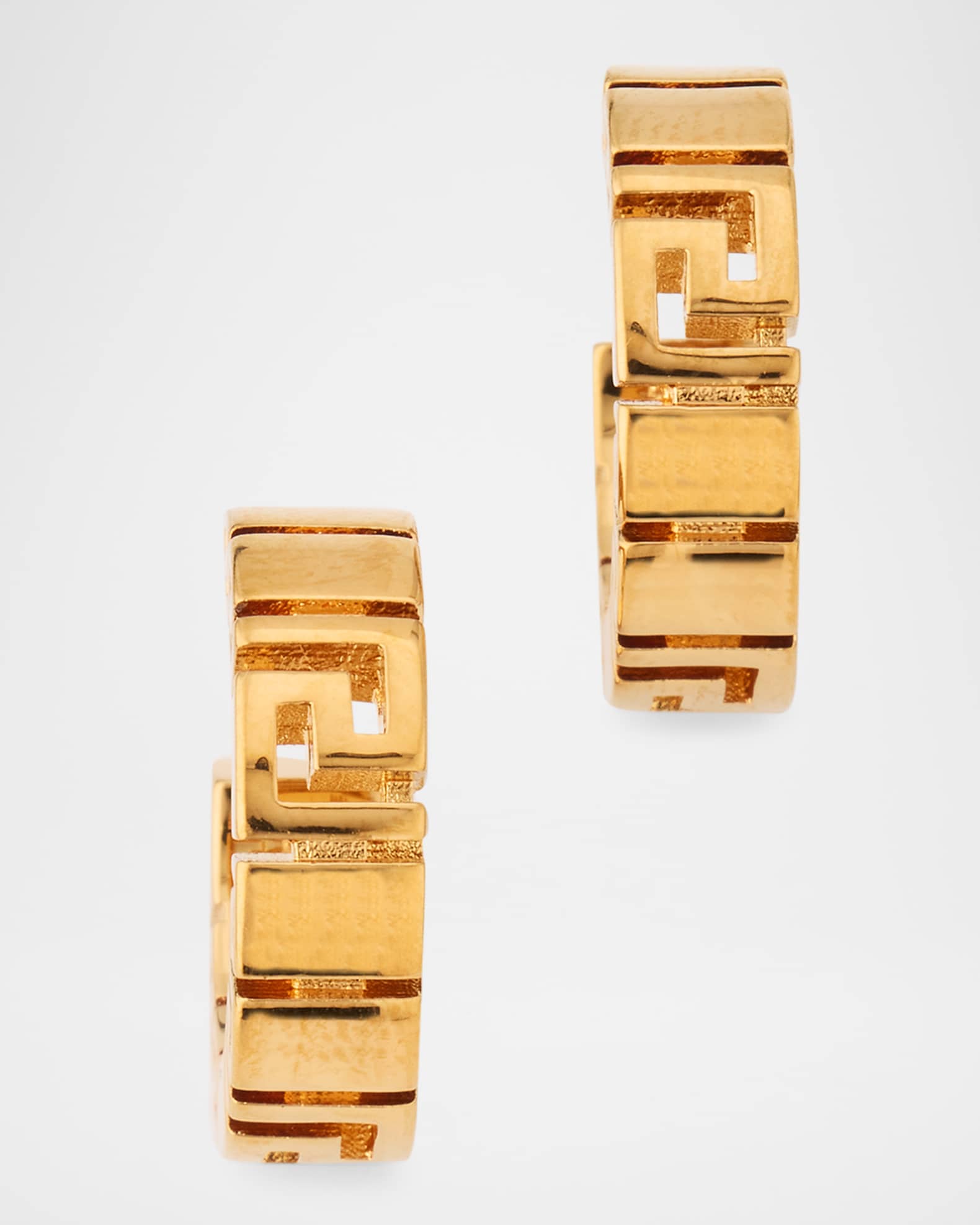 Versace Greca Hoop Earrings | Neiman Marcus