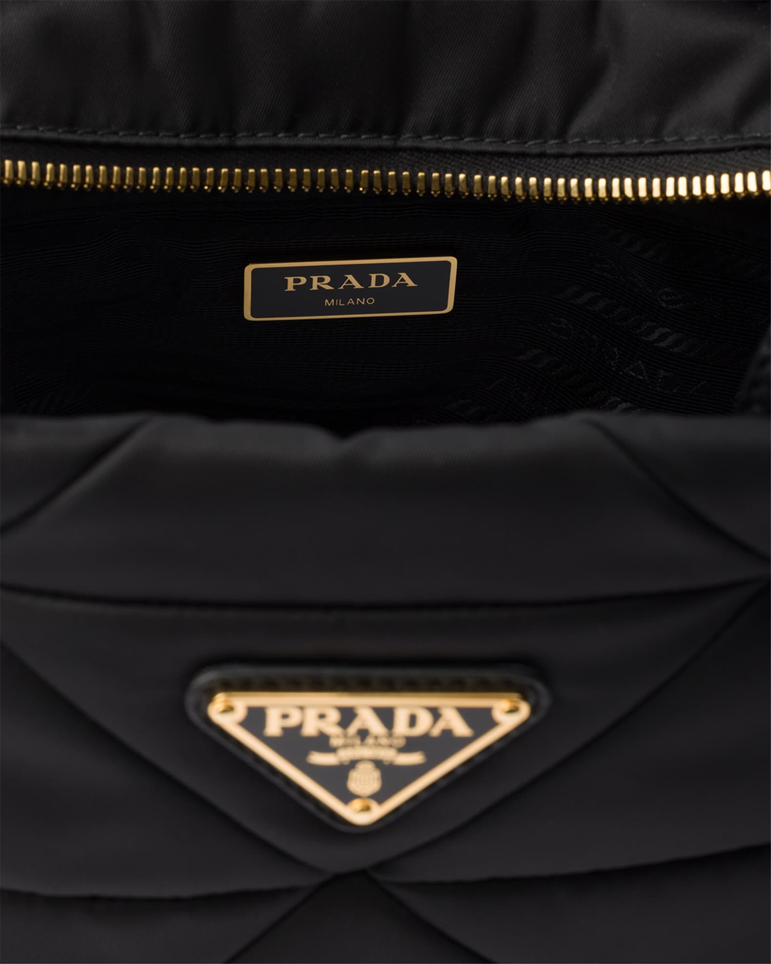 Prada Small Padded Re-Nylon Tote Bag | Neiman Marcus