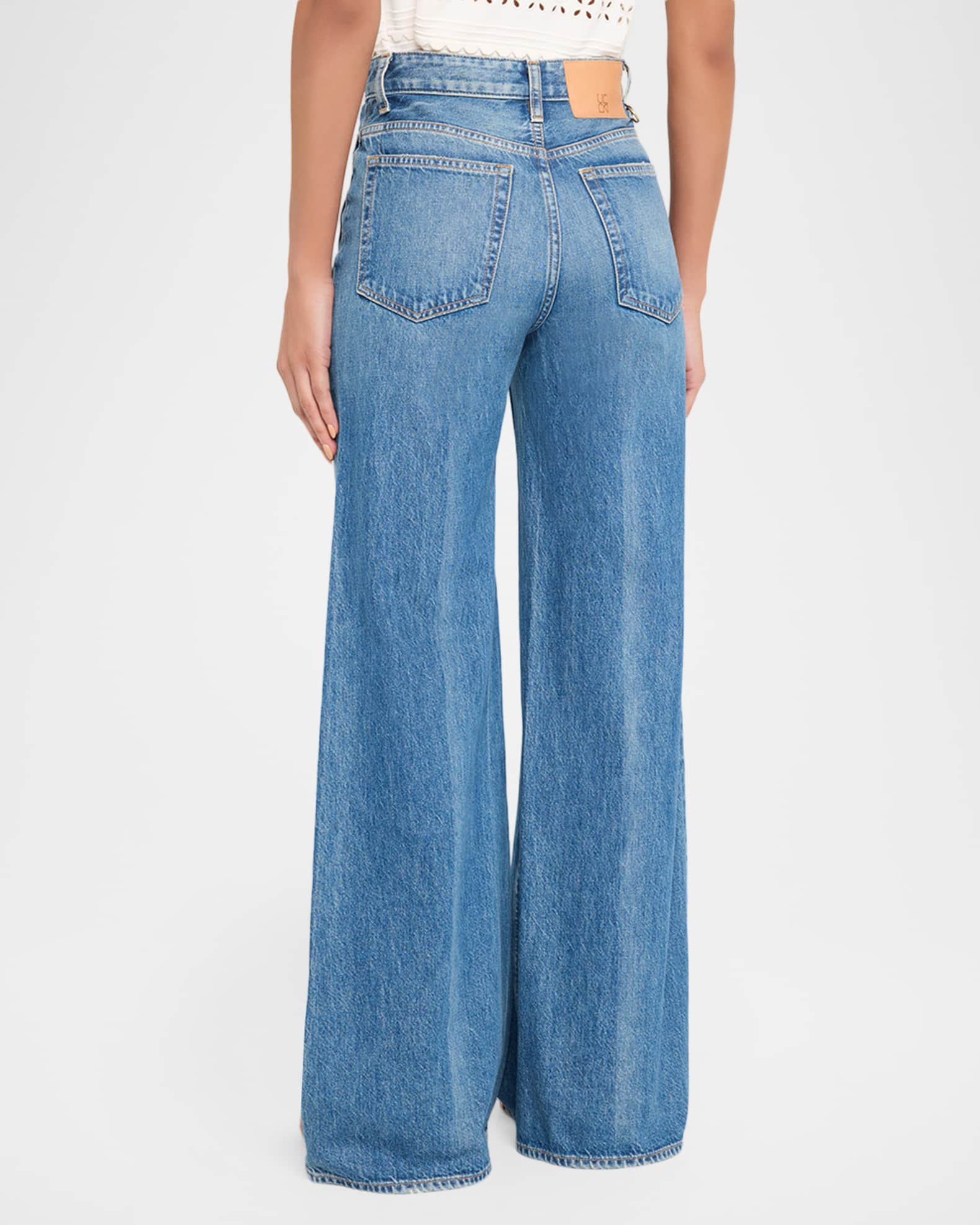 Ulla Johnson The Stretch Lou Kick-Flare Jeans | Neiman Marcus