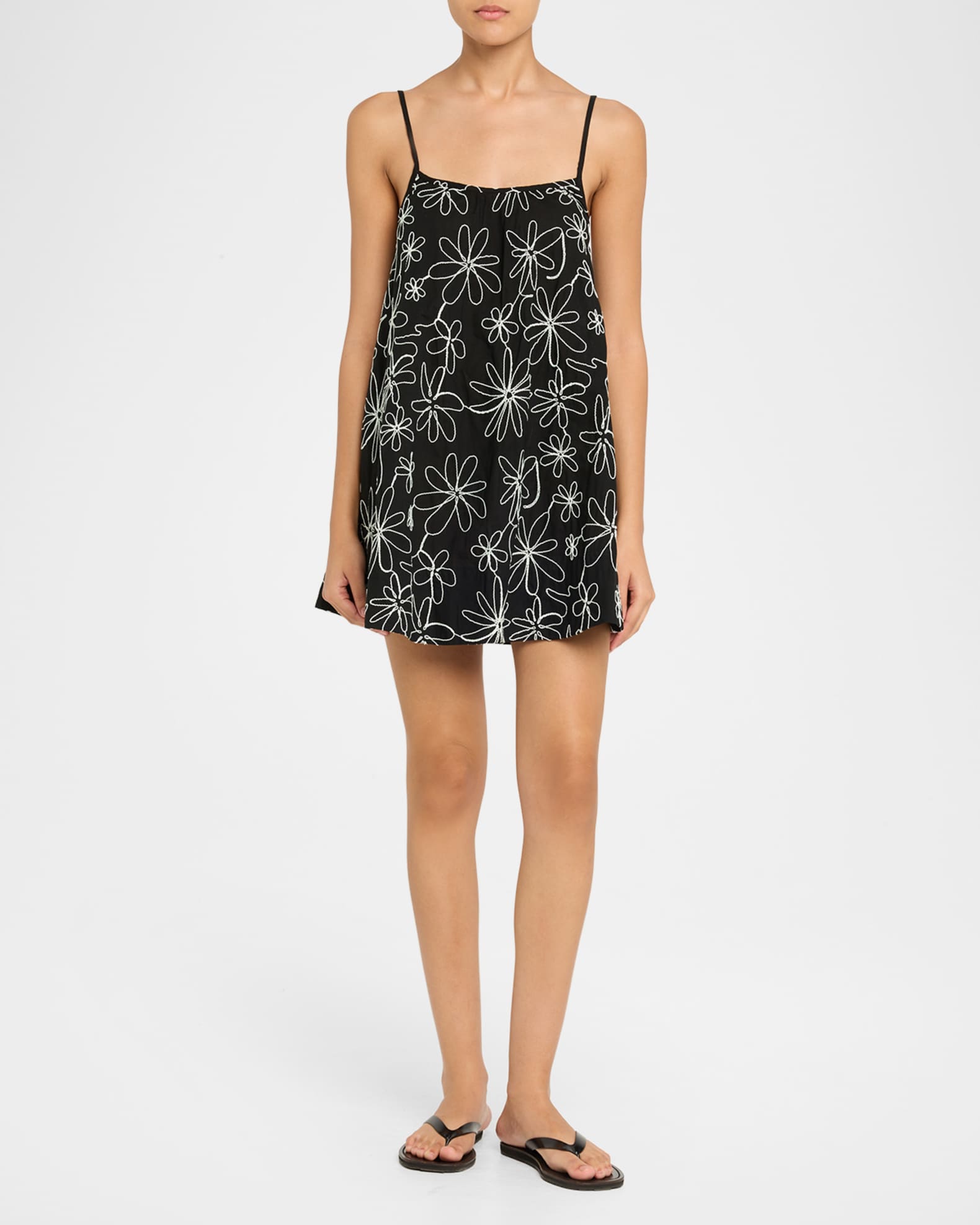 Solid and Striped The Lindsay Floral Mini Dress | Neiman Marcus