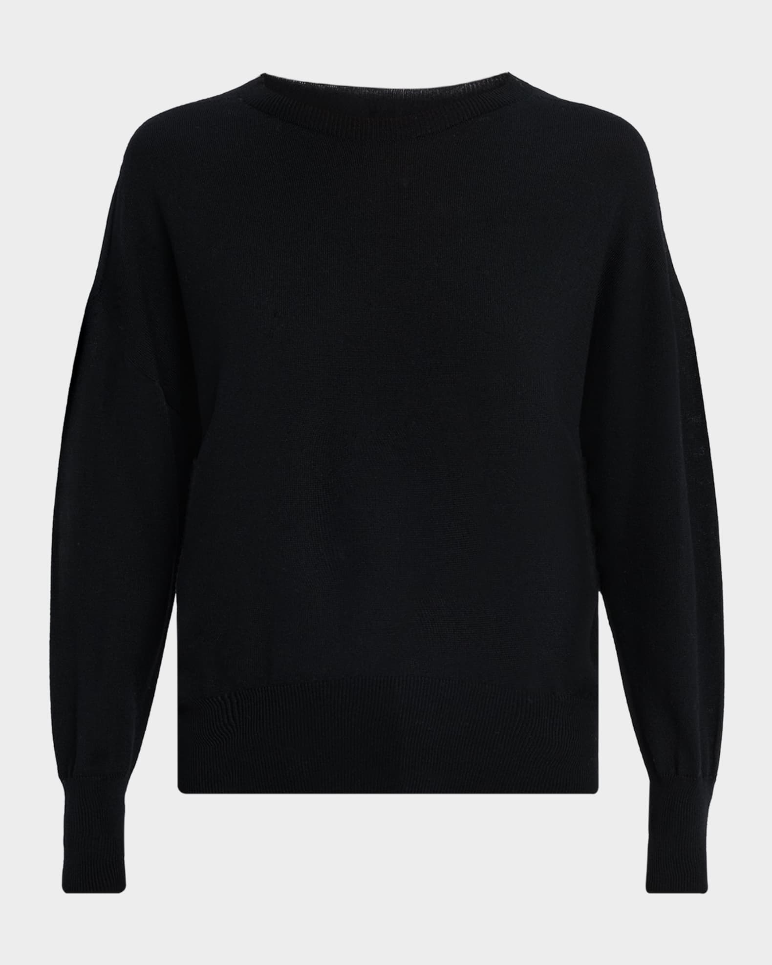 Oh My Goat Crewneck Merino Wool Sweater | Neiman Marcus
