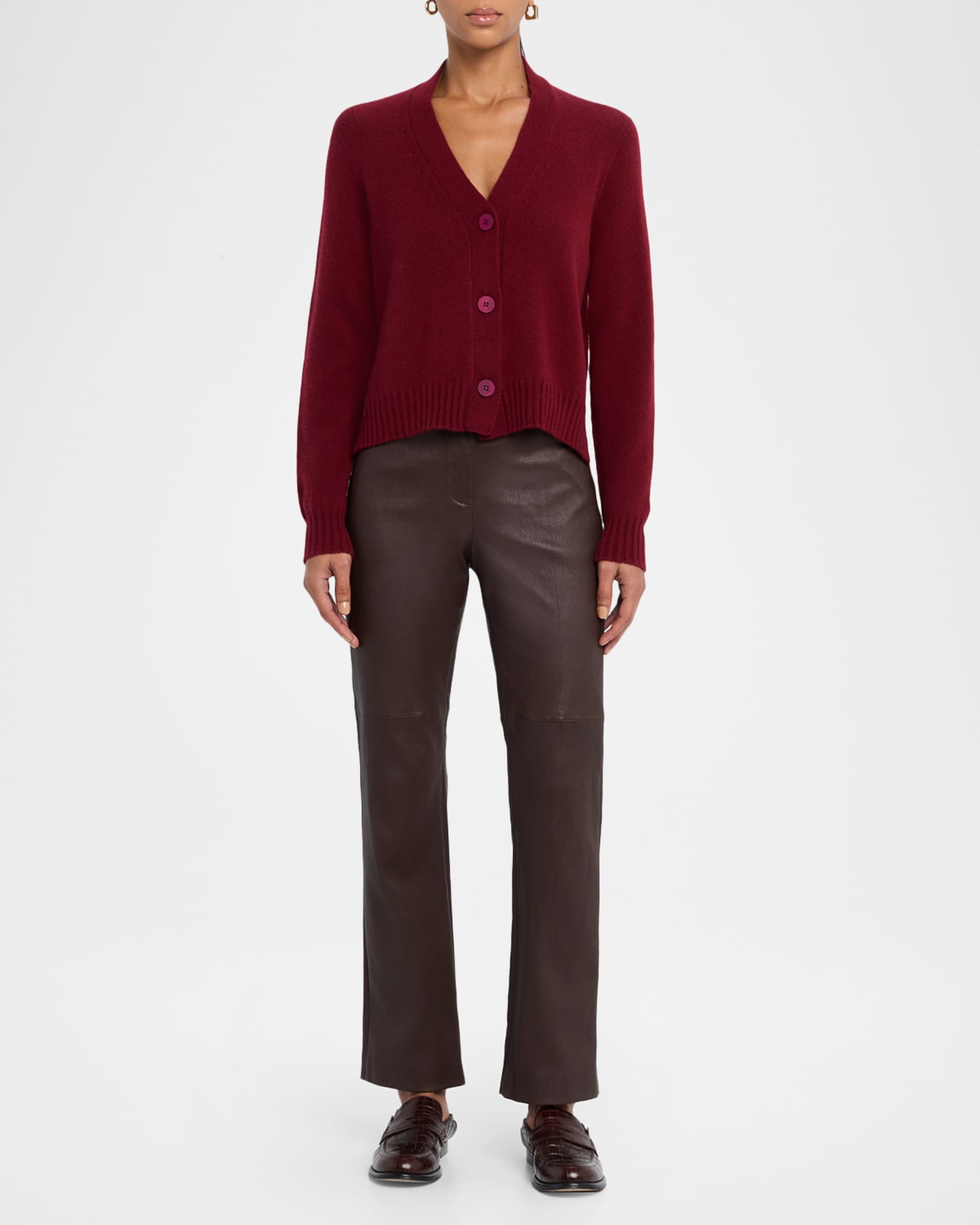 V-Neck Cashmere Cardigan | Neiman Marcus
