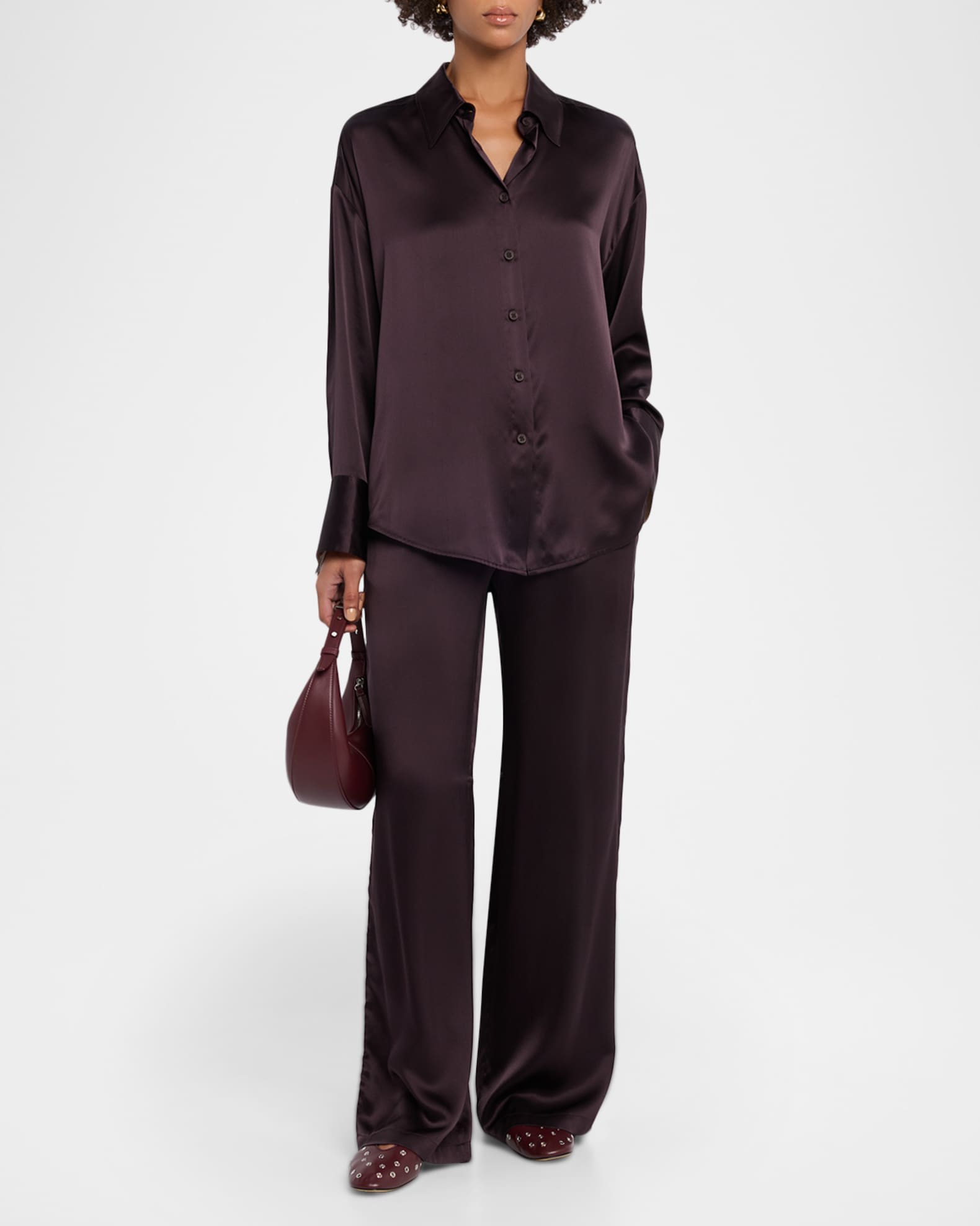 Sablyn Benton Silk Charmeuse Top | Neiman Marcus