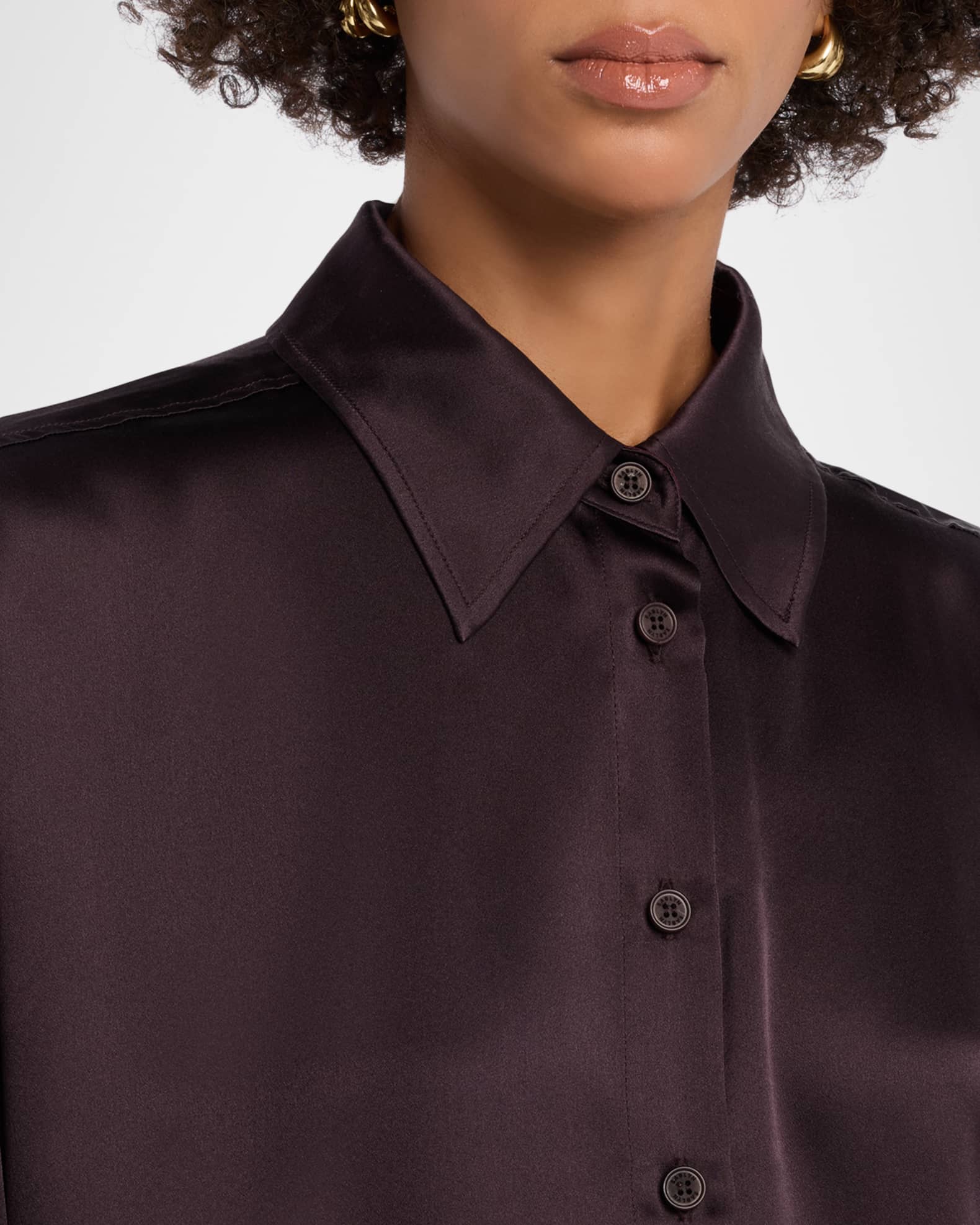 Sablyn Benton Silk Charmeuse Top | Neiman Marcus