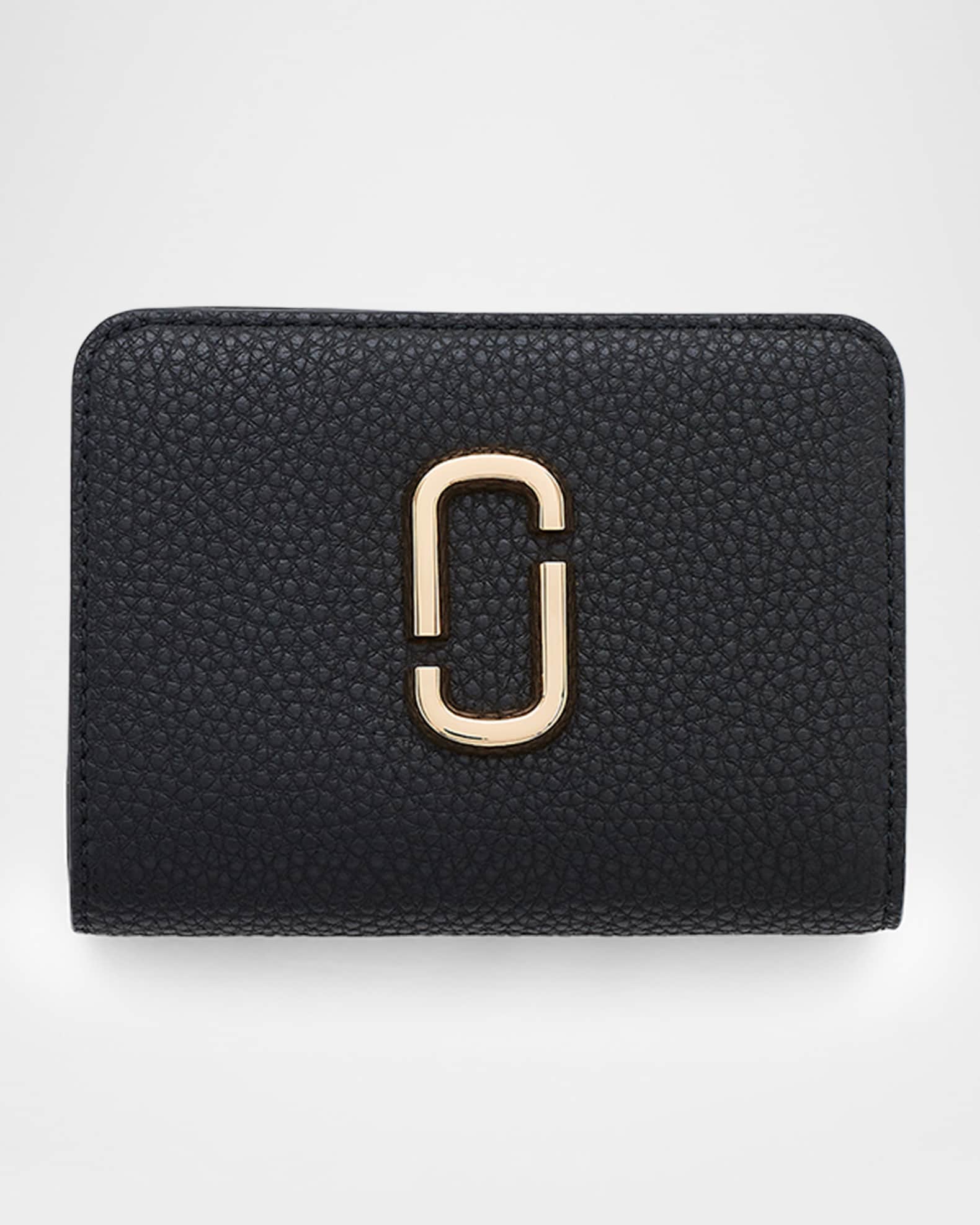 Marc Jacobs The Pebble J Marc Mini Compact Wallet | Neiman Marcus