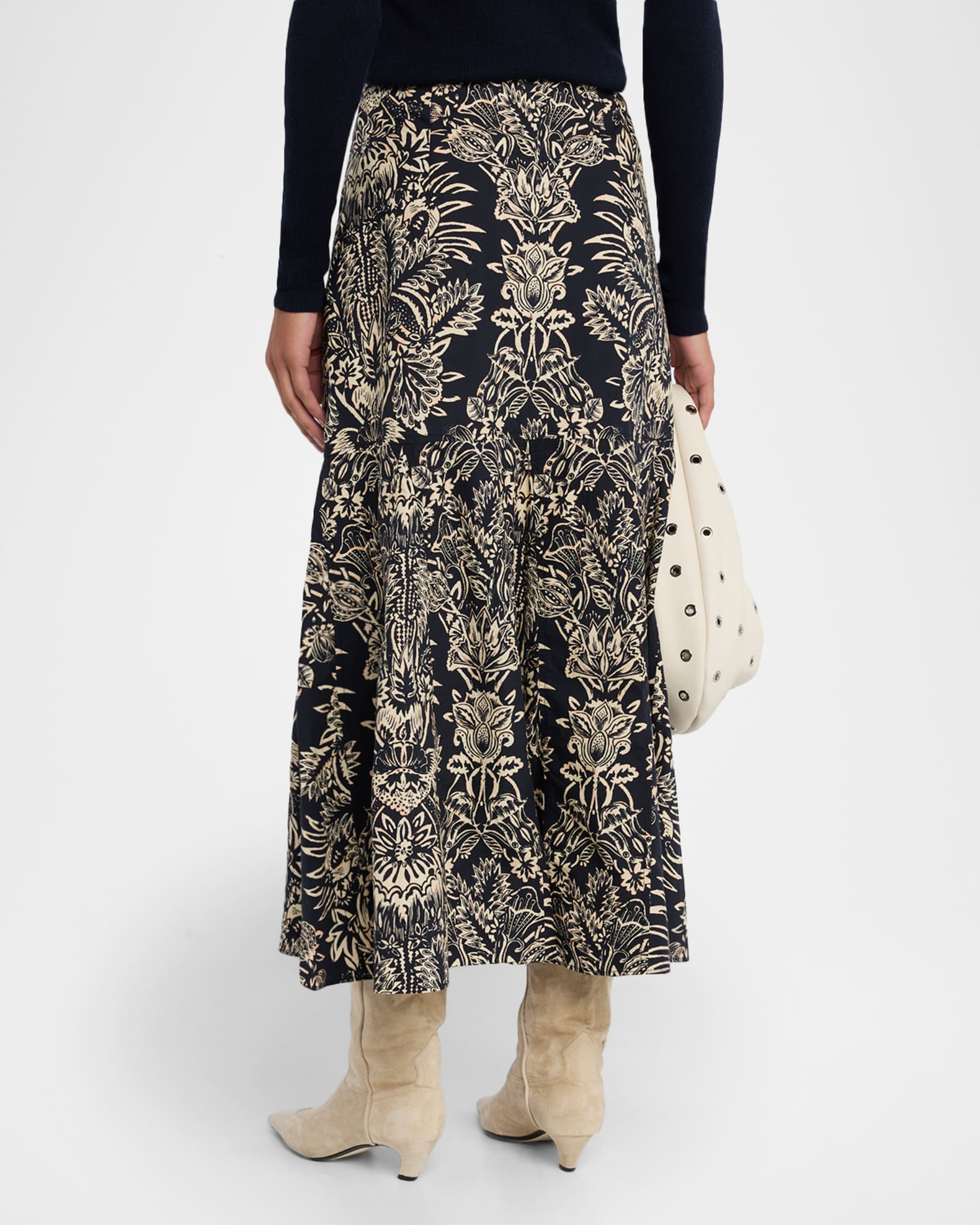 Ulla Johnson Clarissa Printed Trumpet Skirt | Neiman Marcus