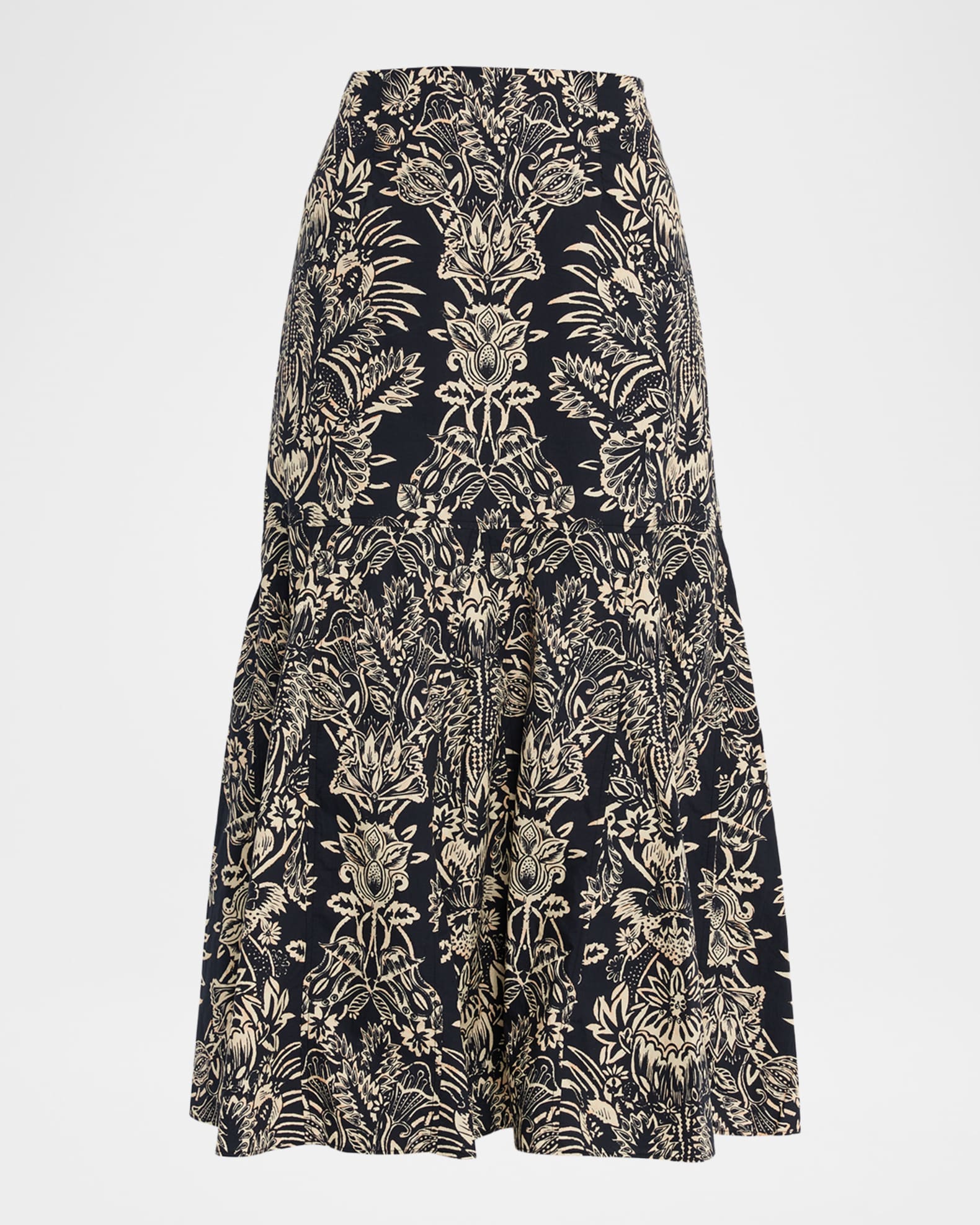 Ulla Johnson Clarissa Printed Trumpet Skirt | Neiman Marcus