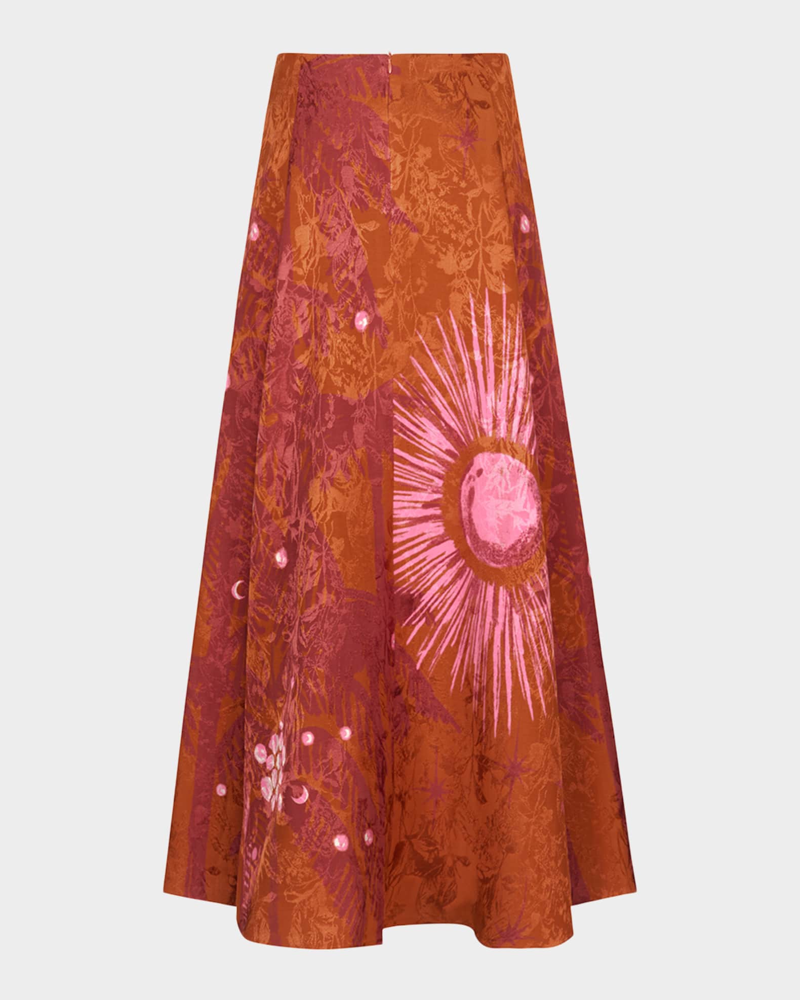 Johanna Ortiz Encanto De Isla Printed Jacquard Maxi Skirt | Neiman Marcus