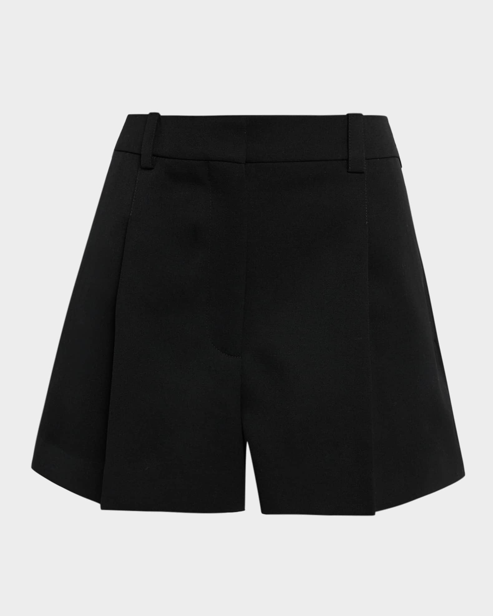 Givenchy Pleated Tailored Shorts | Neiman Marcus