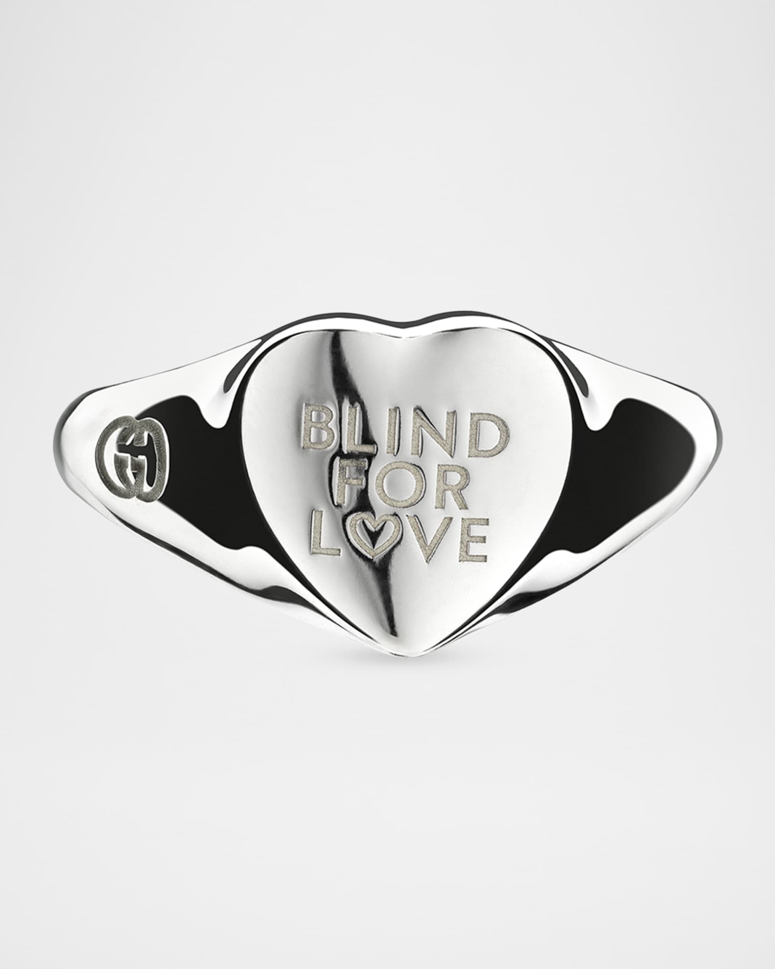 Gucci Blind For Love Heart Ring | Neiman Marcus