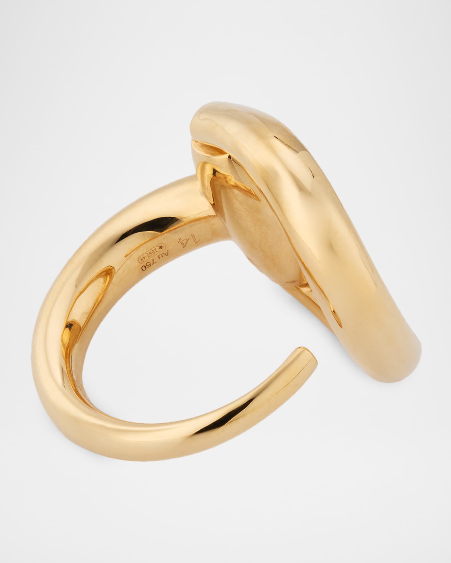 Gucci Gucci Horsebit 18K Yellow Gold Ring | Neiman Marcus