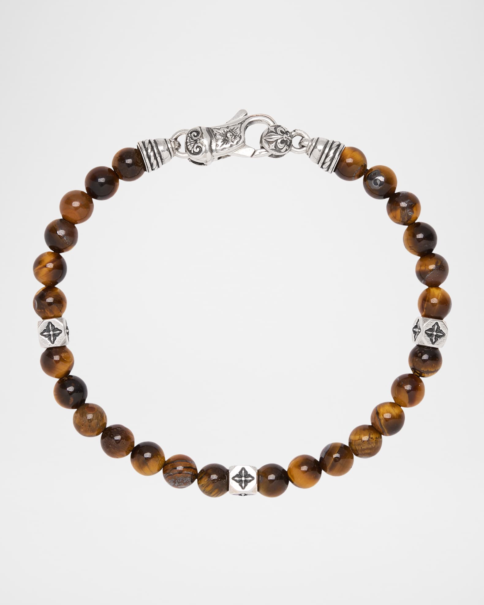 Konstantino Sterling Silver Tiger's Eye Bracelet | Neiman Marcus