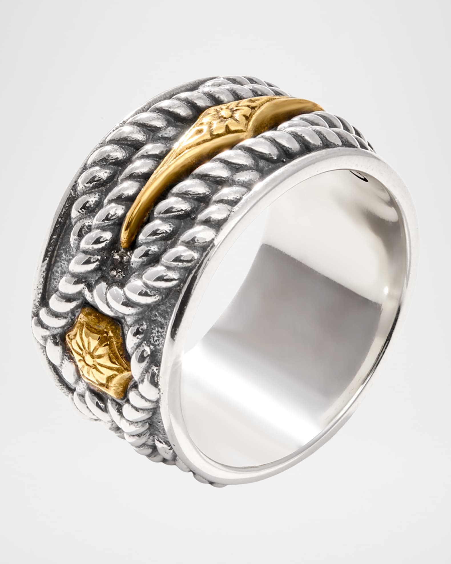 Konstantino Sterling Silver and Bronze Ring | Neiman Marcus