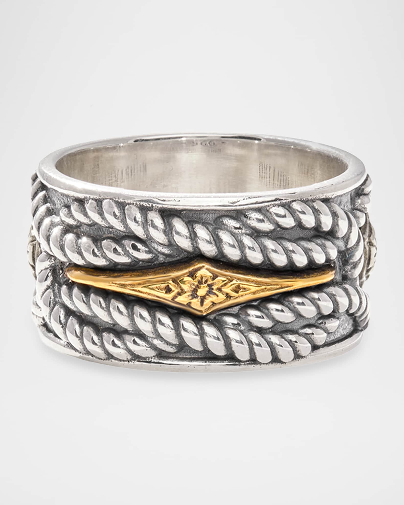 Konstantino Sterling Silver and Bronze Ring | Neiman Marcus