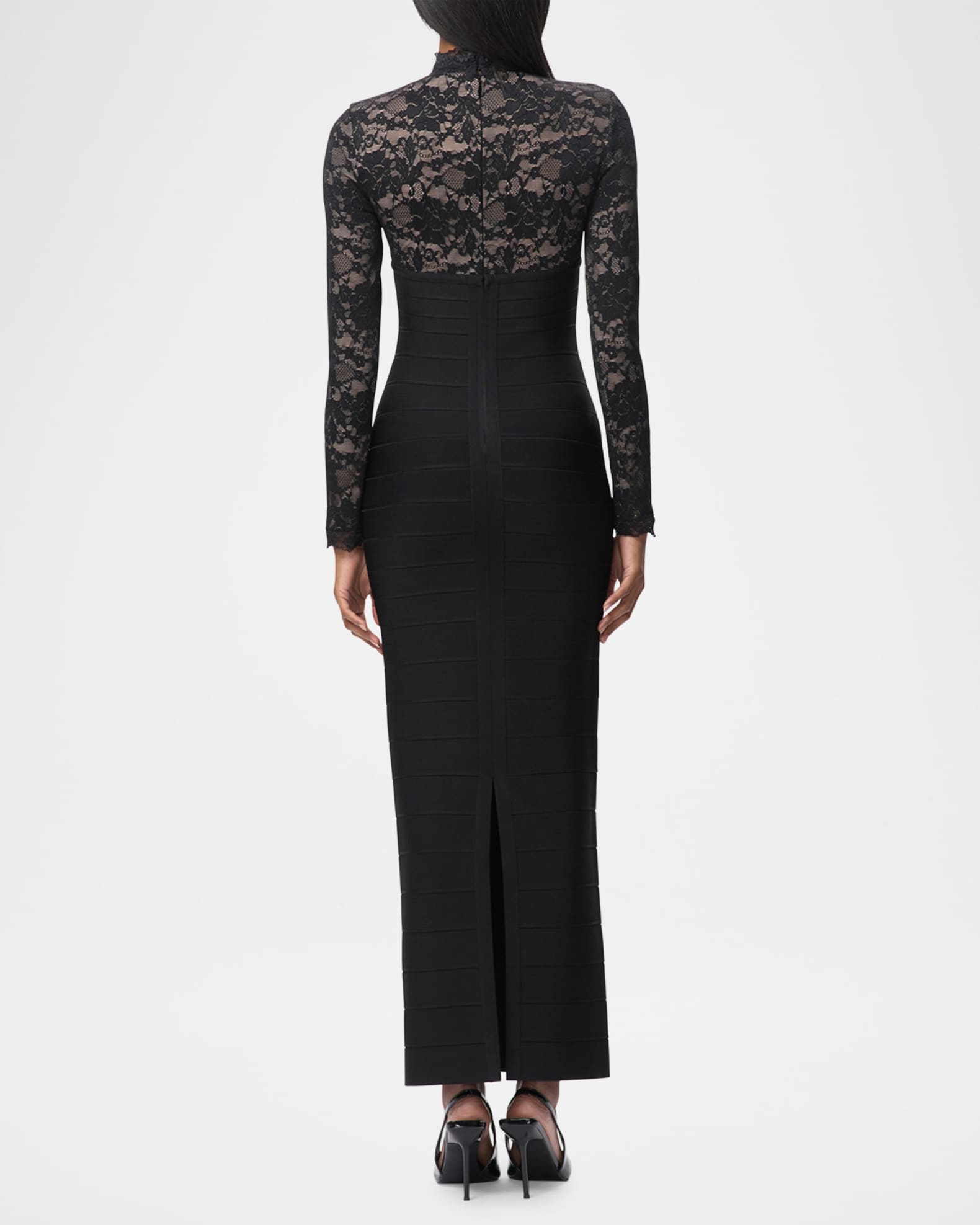 Herve Leger The Maisie Lace Bandage Gown | Neiman Marcus