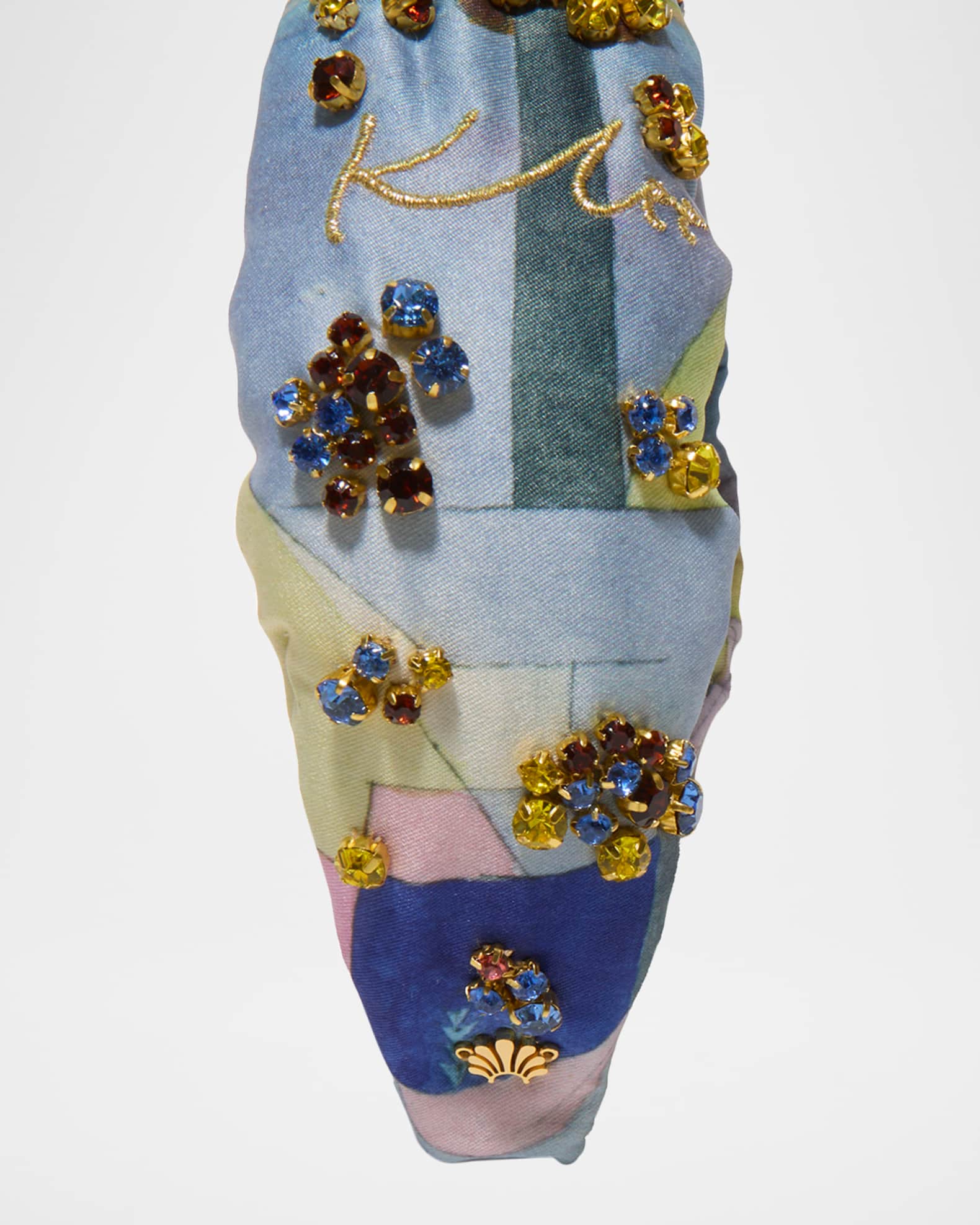 Lele Sadoughi x The Met Klee "Black Columns in a Landscape" Headband ...