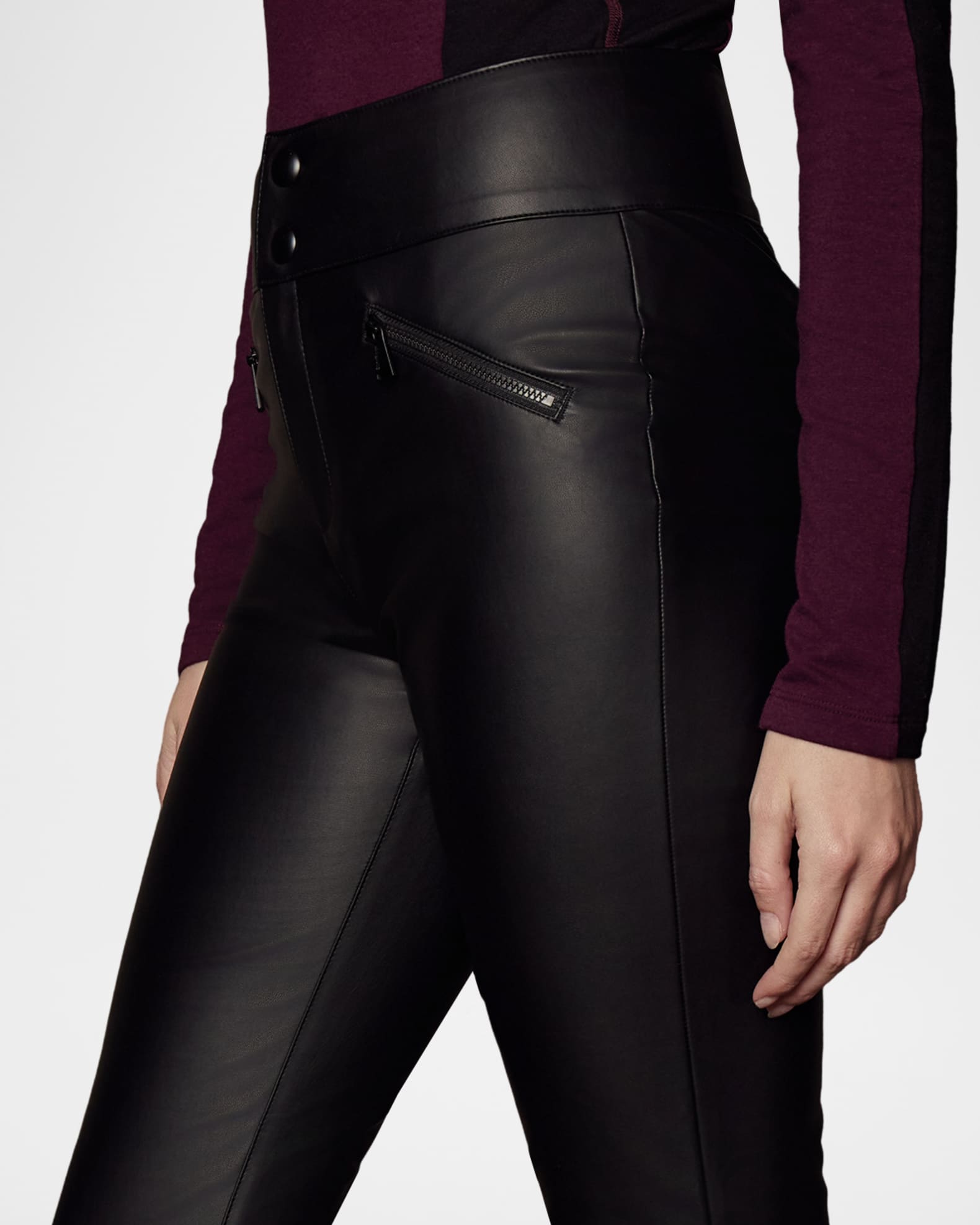 Alp N Rock Geneva Faux Leather Techno Pants | Neiman Marcus