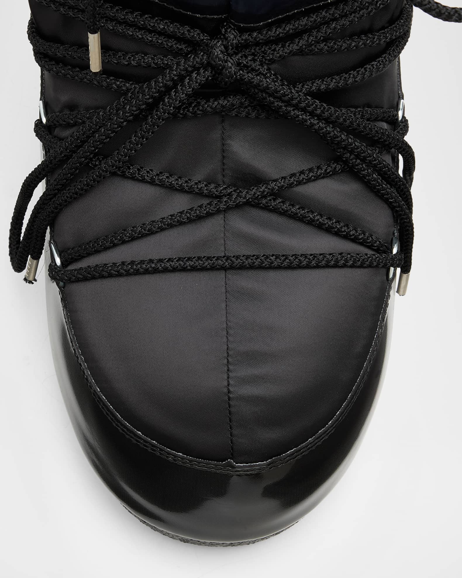 Moon Boot Icon Glance Satin Low Snow Boots | Neiman Marcus