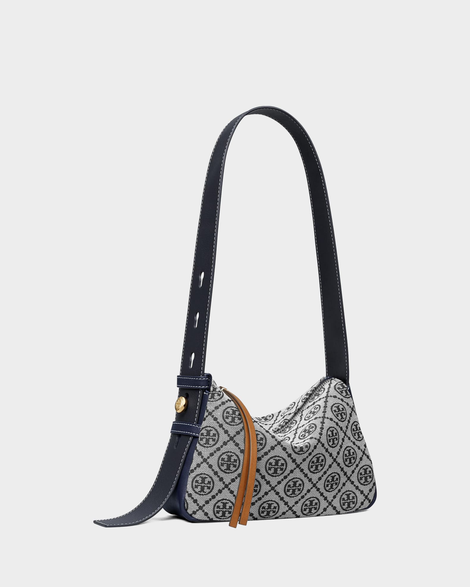 Tory Burch Romy Small T-Monogram Shoulder Bag | Neiman Marcus