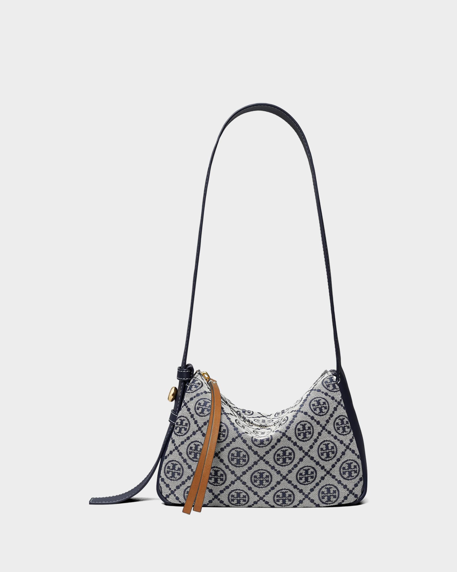 Tory Burch Romy Small T-Monogram Shoulder Bag | Neiman Marcus