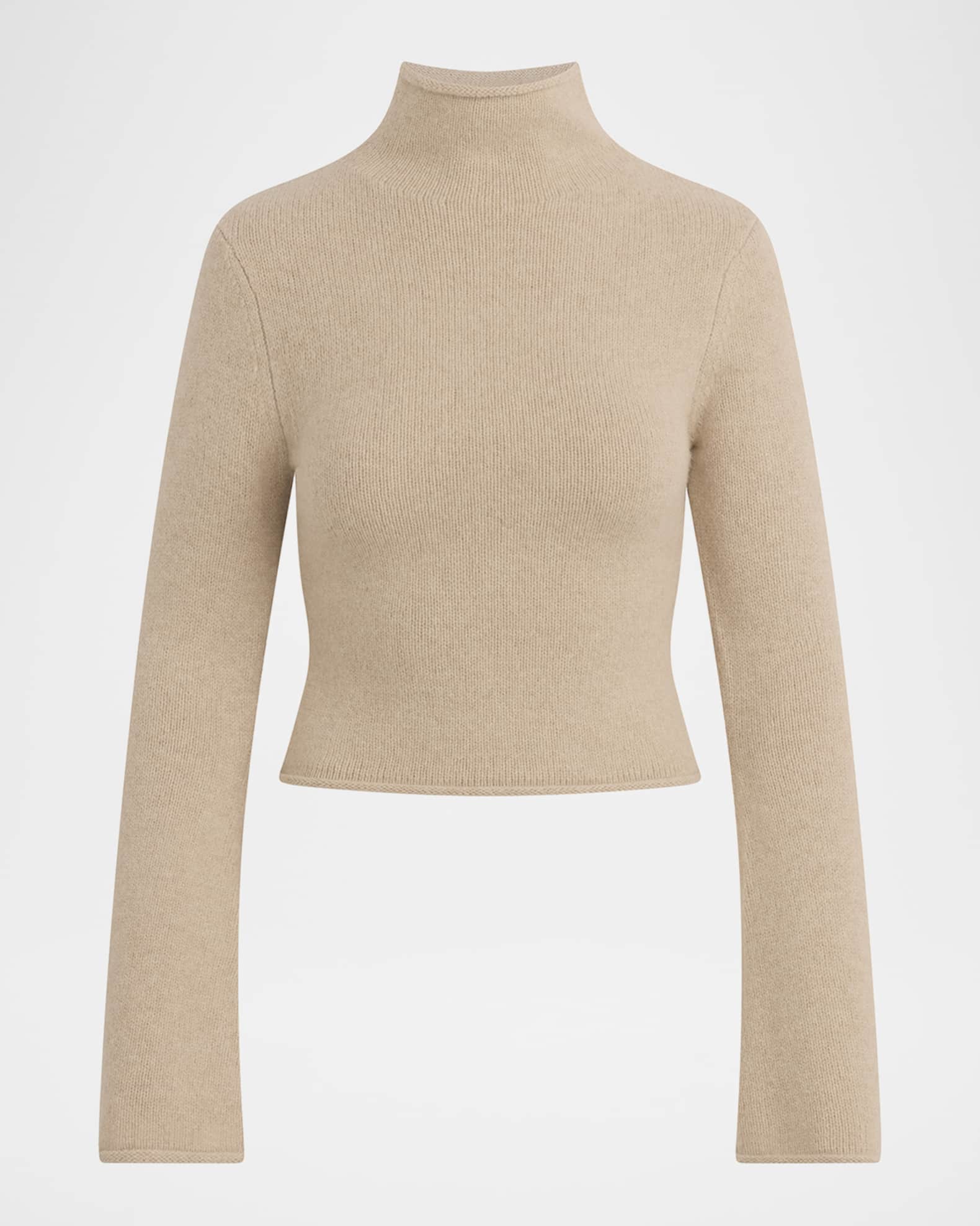 Joe's Jeans The Jane Roll-Trim Wool Sweater | Neiman Marcus