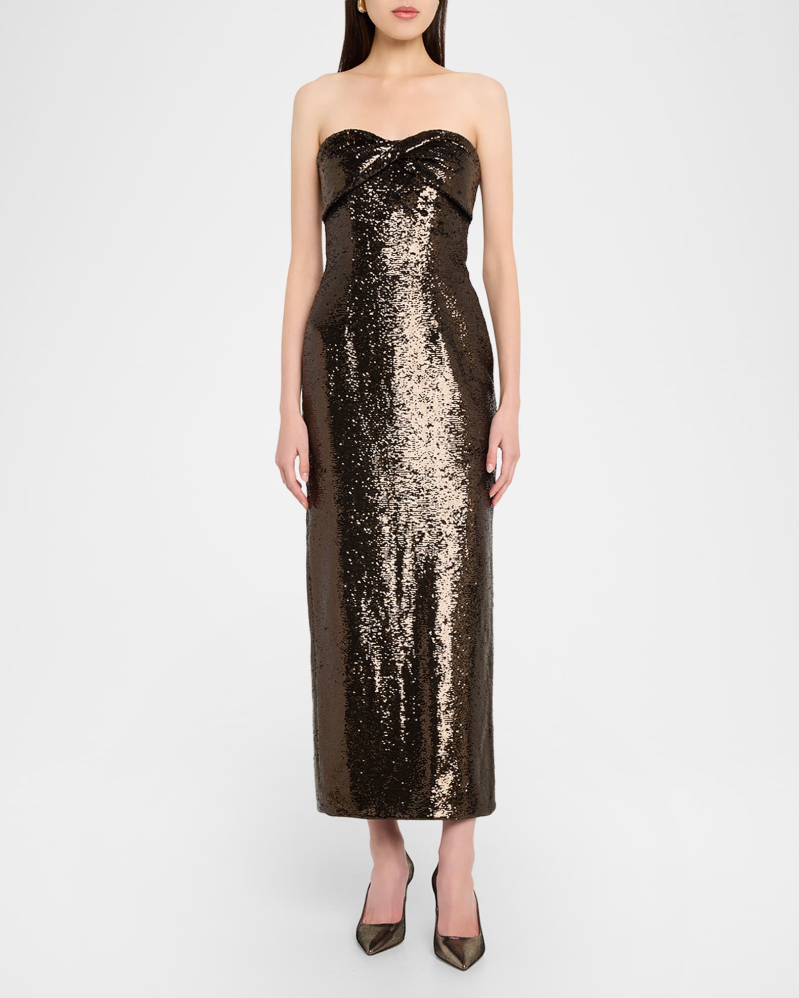 Stuart Weitzman 85mm Stuart Power Leather Noir Pumps | Neiman Marcus