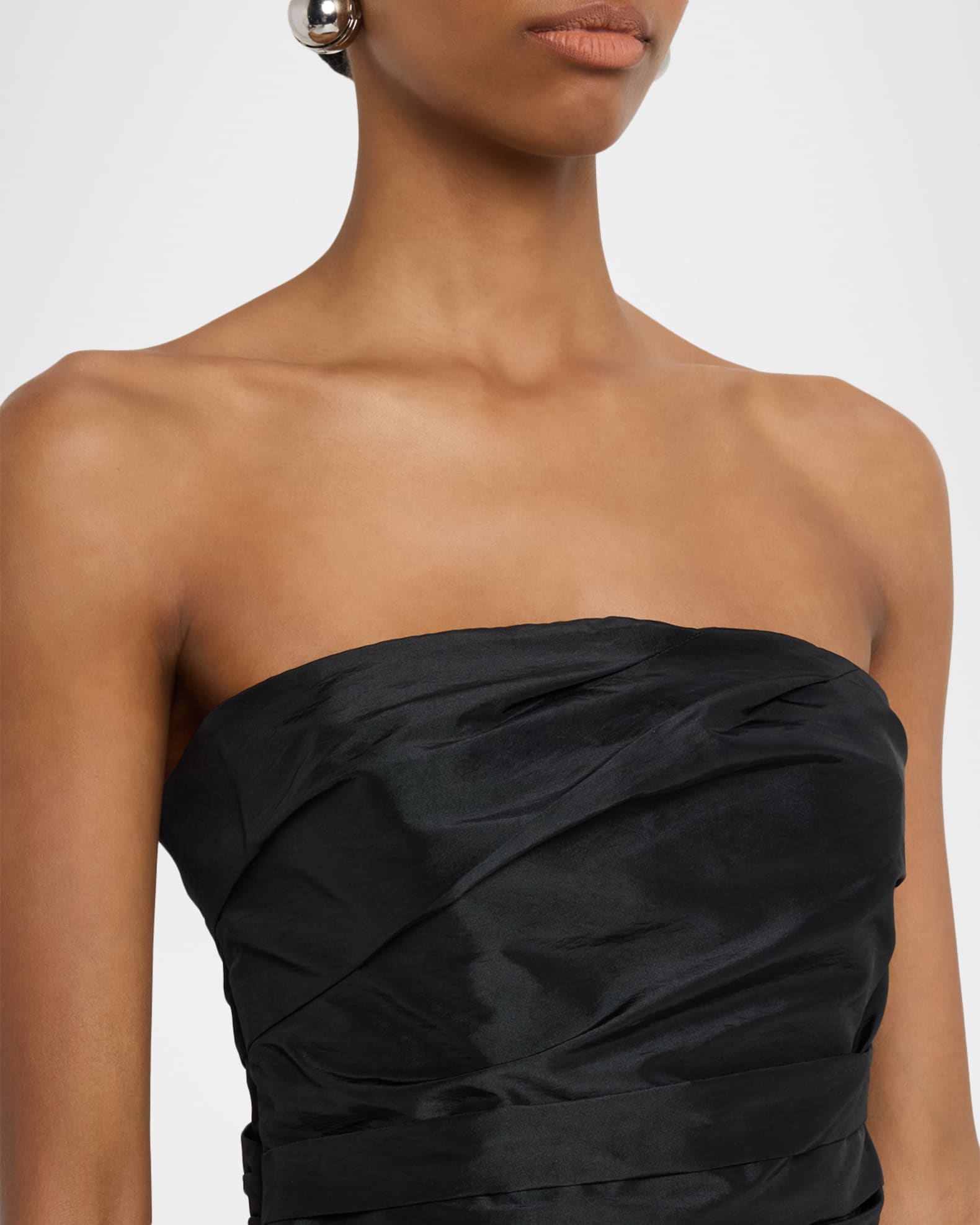 SIMKHAI Emerson Ruched Bustier | Neiman Marcus