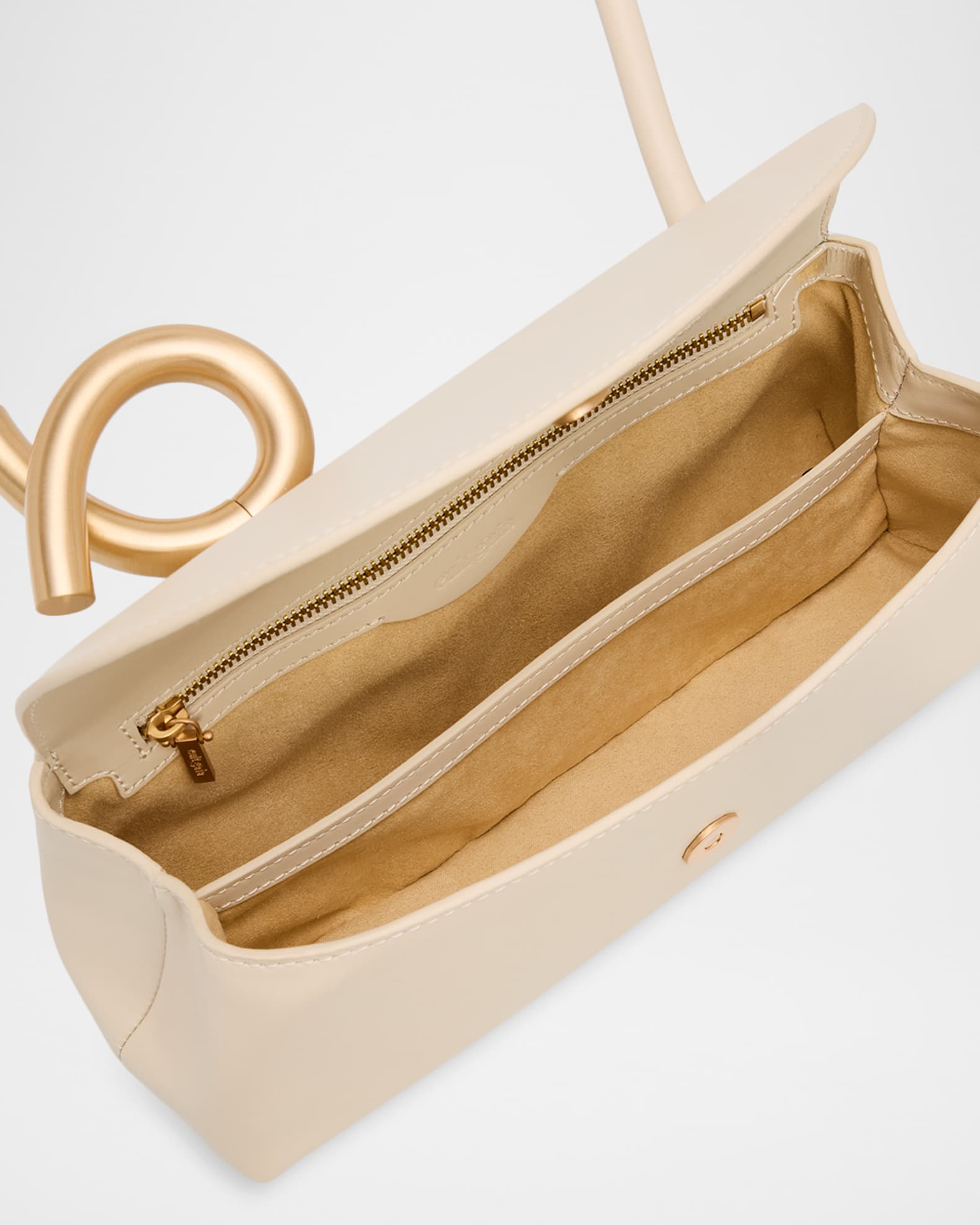 Cult Gaia Azariah Sculptural Twist Leather Shoulder Bag | Neiman Marcus
