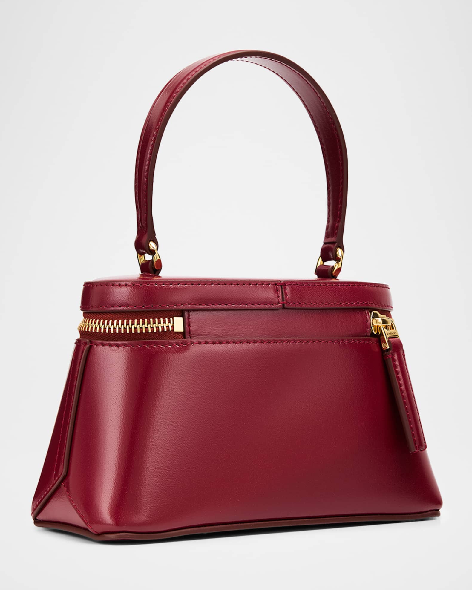 Givenchy Antigona Vanity Top-Handle Bag in Box Leather | Neiman Marcus