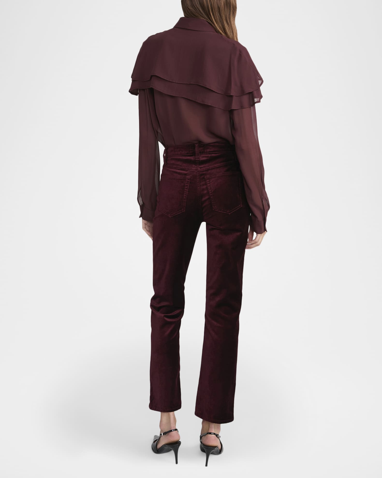The Silk Cape Blouse | Neiman Marcus