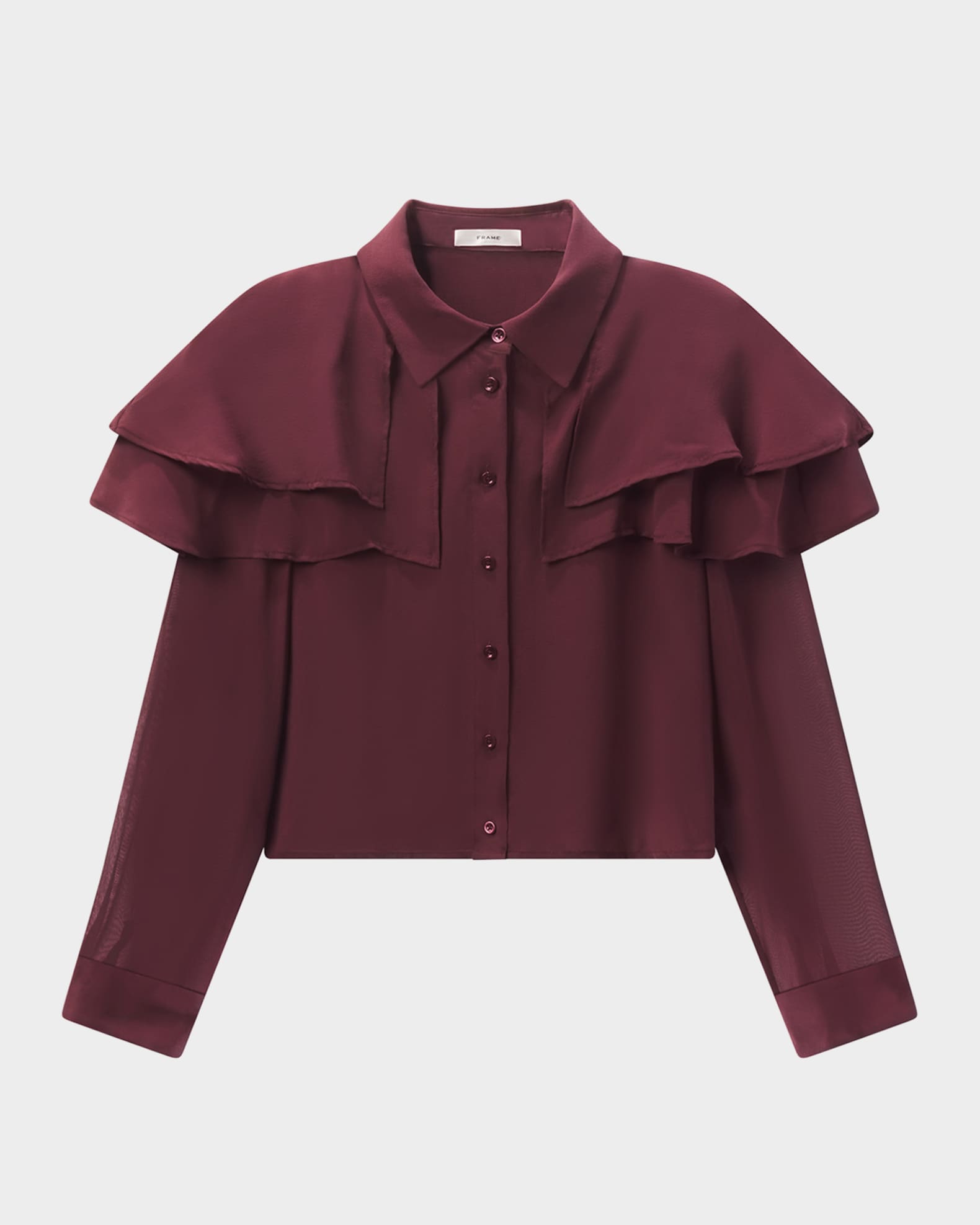 The Silk Cape Blouse | Neiman Marcus