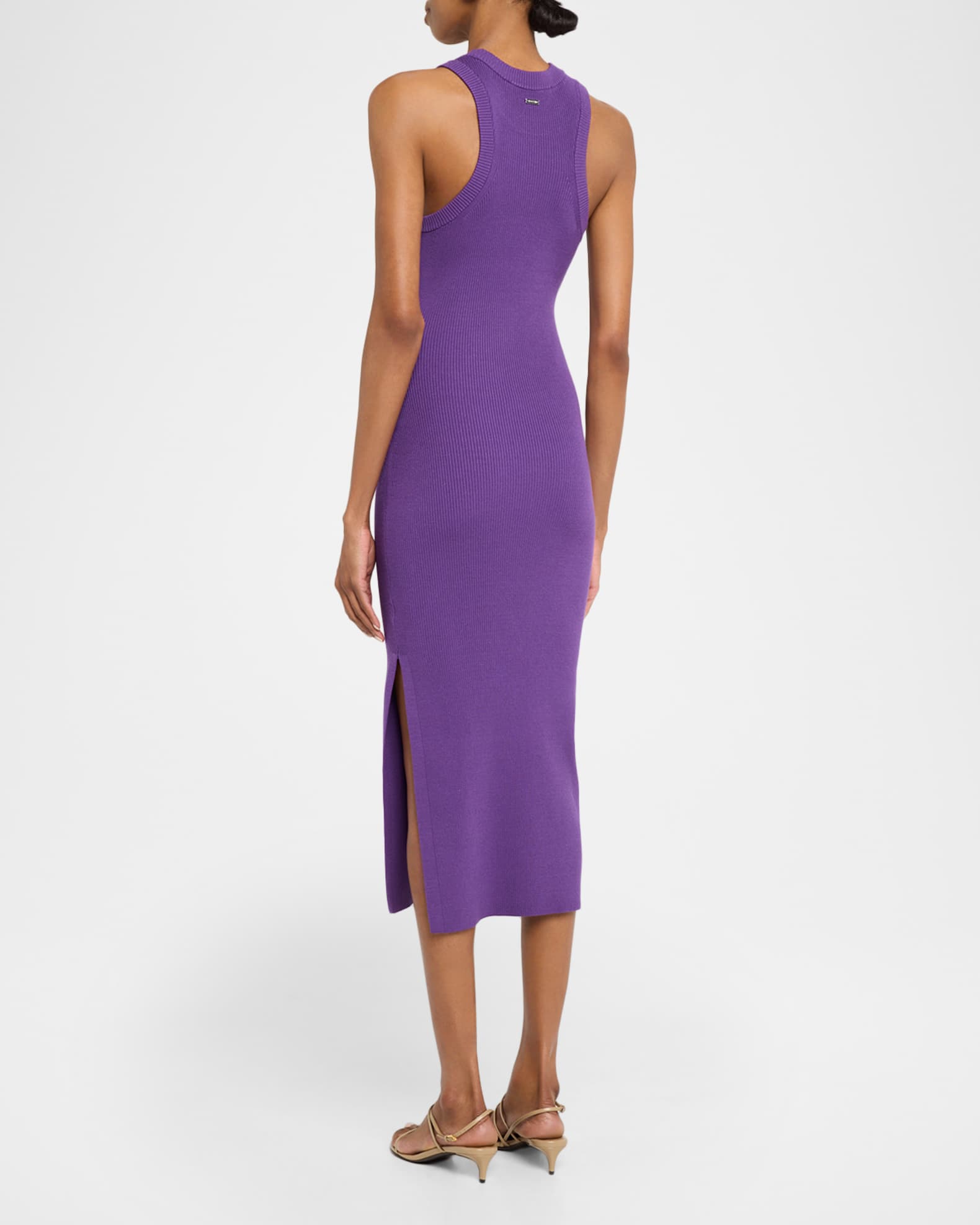 Toccin Piper Racerback Tie-Front Midi Dress | Neiman Marcus
