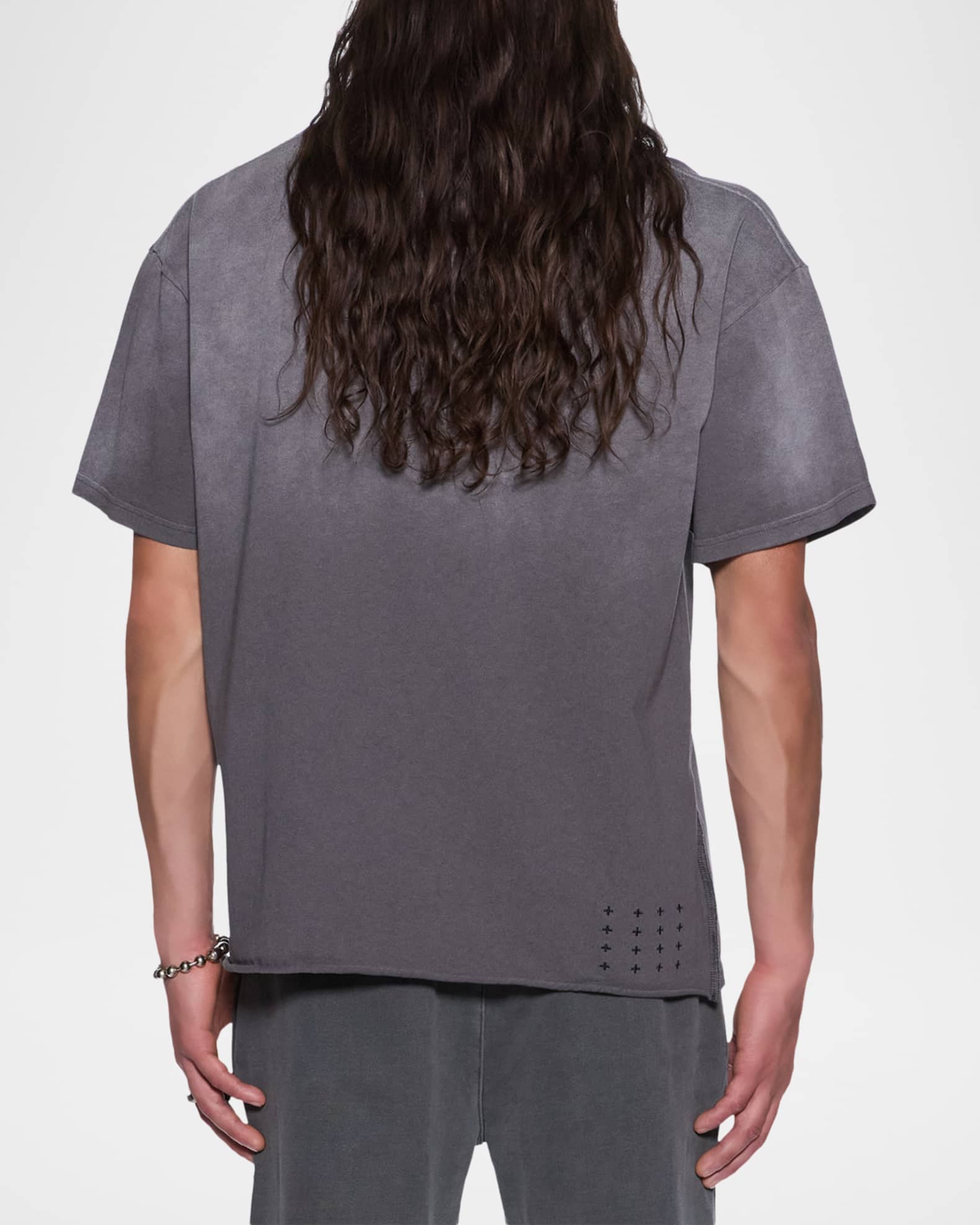 Ksubi Men's Krest Ekcess Degrade Oversized T-Shirt | Neiman Marcus