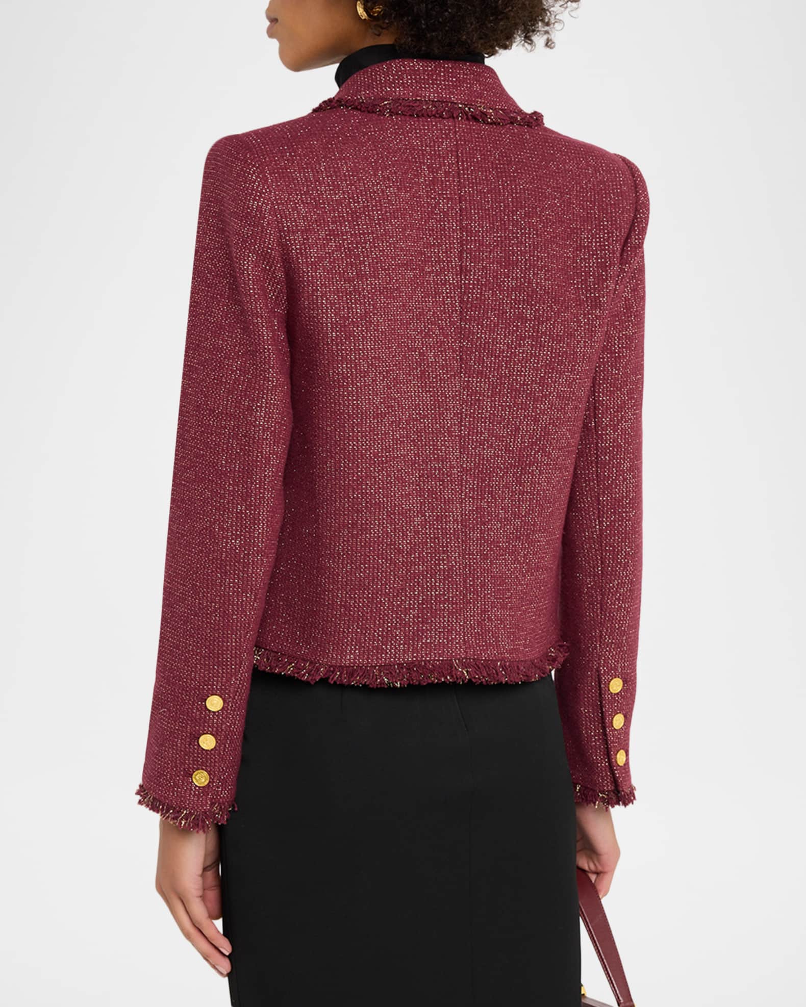 L'Agence Sylvia Tweed Jacket | Neiman Marcus