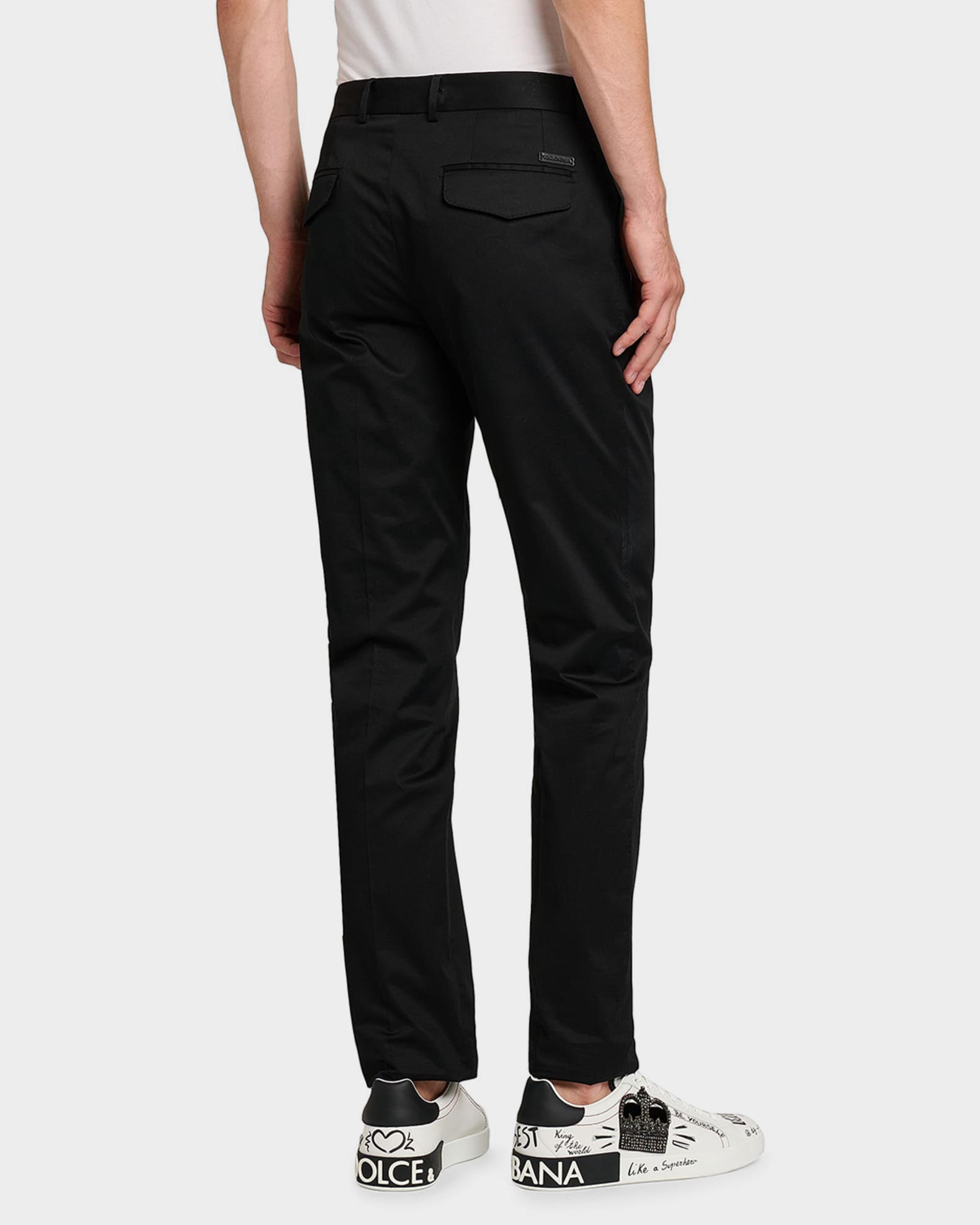 Dolce&Gabbana Men's Gabardine Cotton Five-Pocket Pants | Neiman Marcus