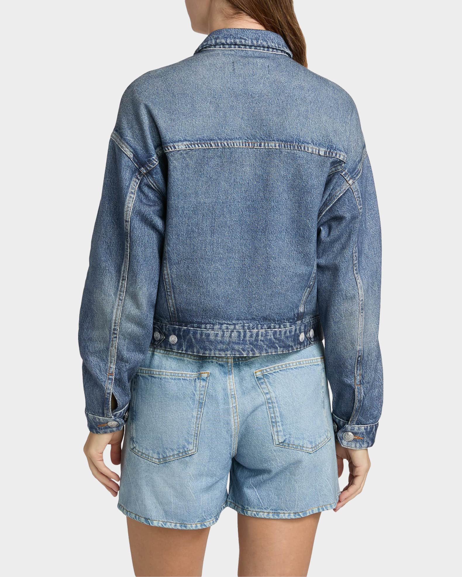 Rag & Bone rb Miramar Terry Trucker Jacket | Neiman Marcus