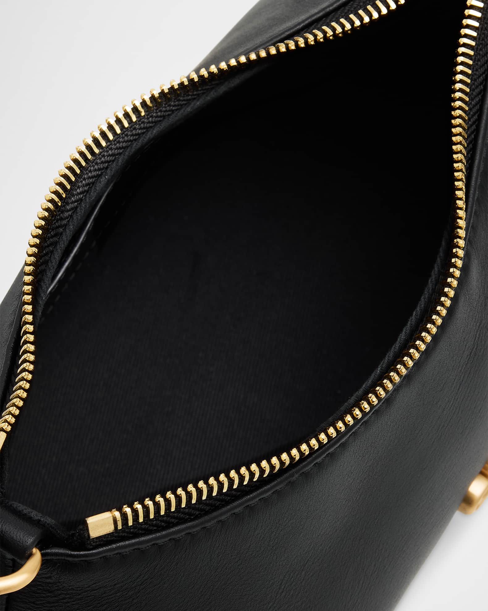 Cult Gaia Osa Woven-Strap Leather Shoulder Bag | Neiman Marcus