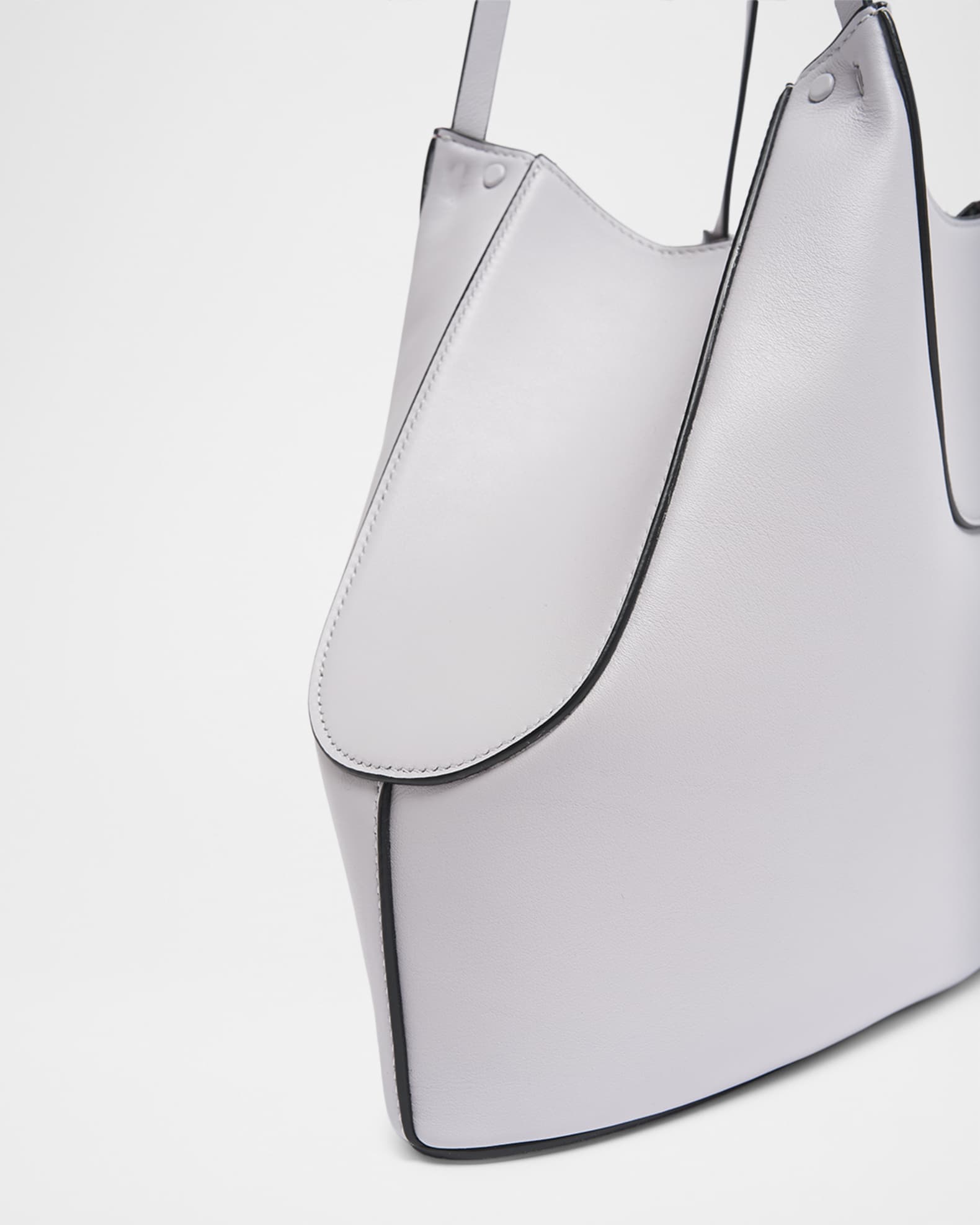 Givenchy Facet Geometric Shoulder Bag in Grain Leather | Neiman Marcus