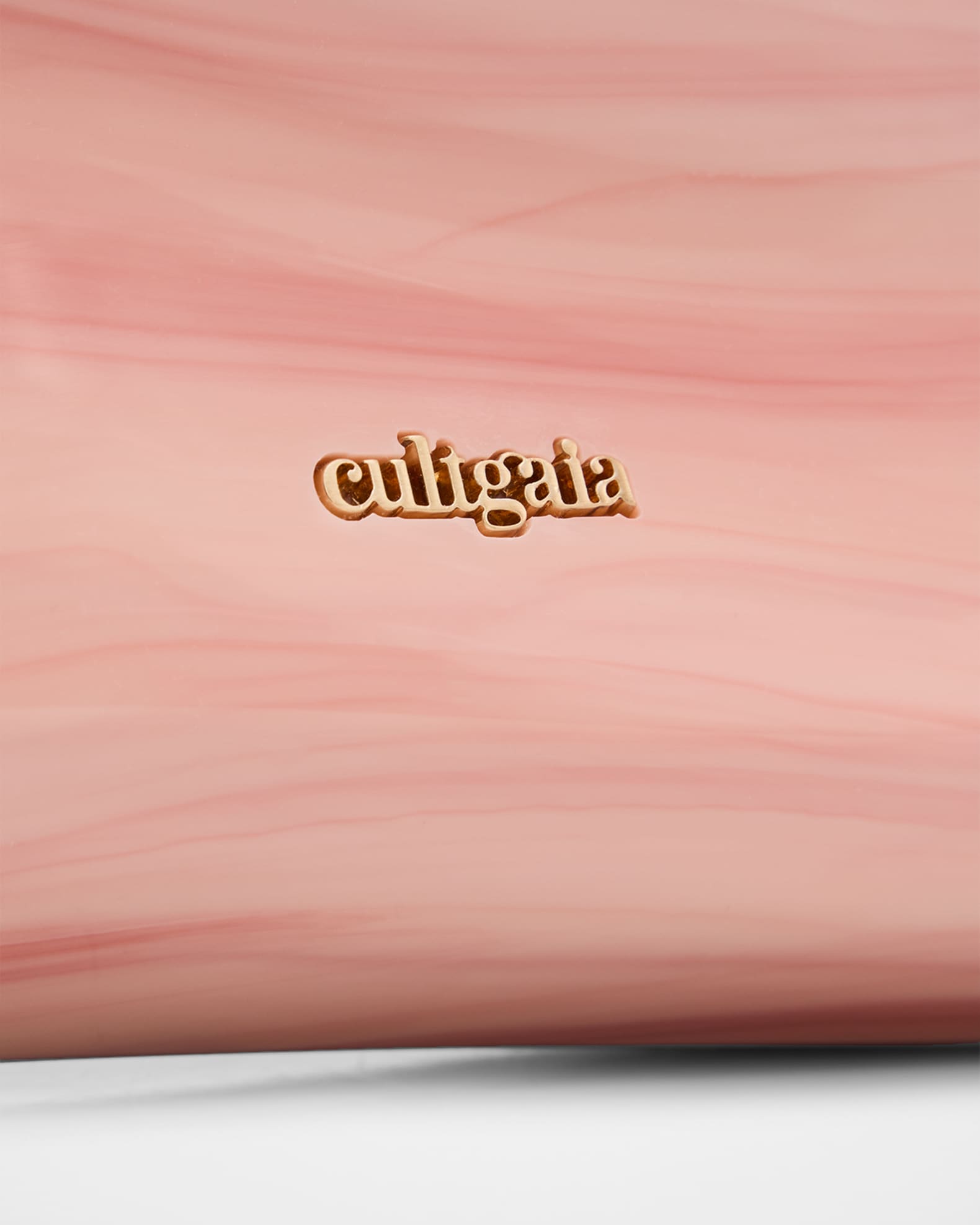 Cult Gaia Malaya Sculptural Marbled Acrylic Clutch Bag | Neiman Marcus