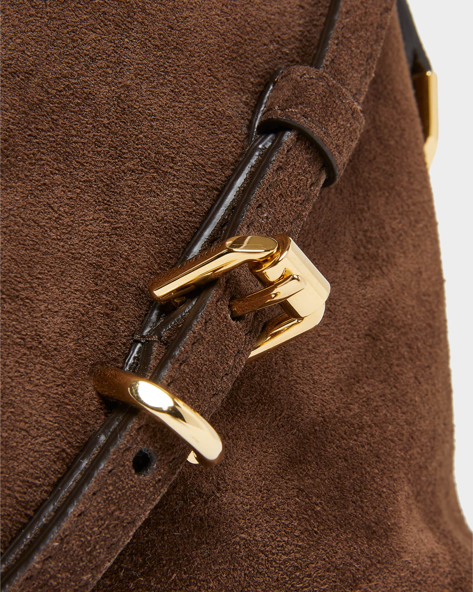 Givenchy Mini Voyou Suede Shoulder Bag | Neiman Marcus
